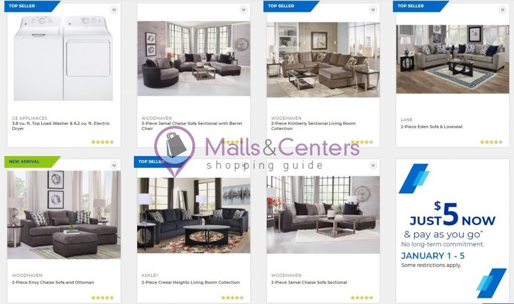 Aaron's Weekly ad valid from 01/05/2021 to 01/11/2021 - MallsCenters