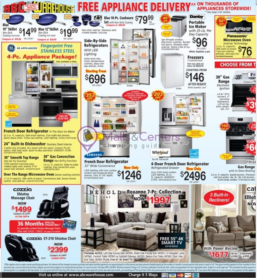 ABC Warehouse Weekly Ad - sales & flyers specials - MallsCenters