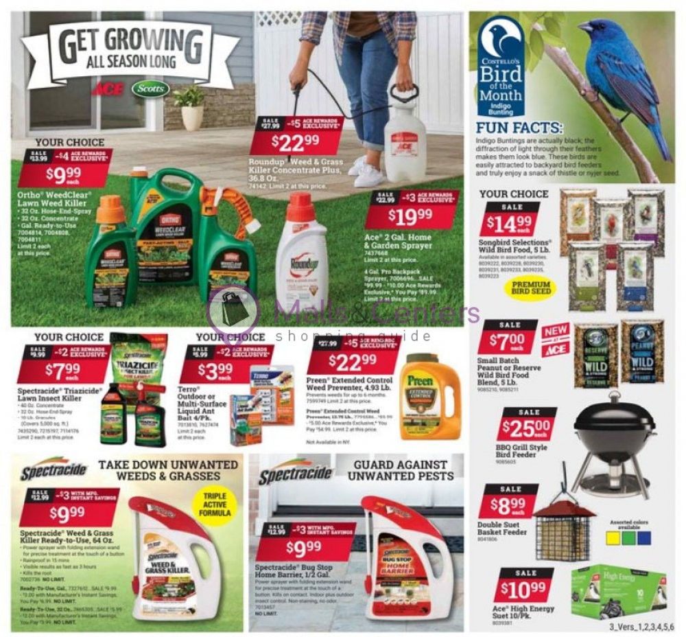 Ace Hardware Weekly Ad - sales & flyers specials - MallsCenters