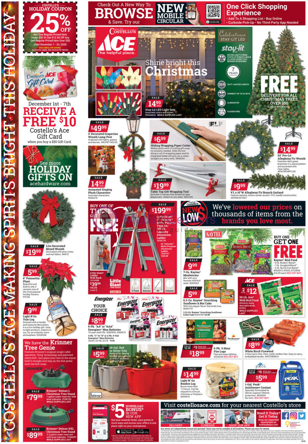 Ace Hardware Weekly ad valid from 12/01/2020 to 12/24/2020 - MallsCenters