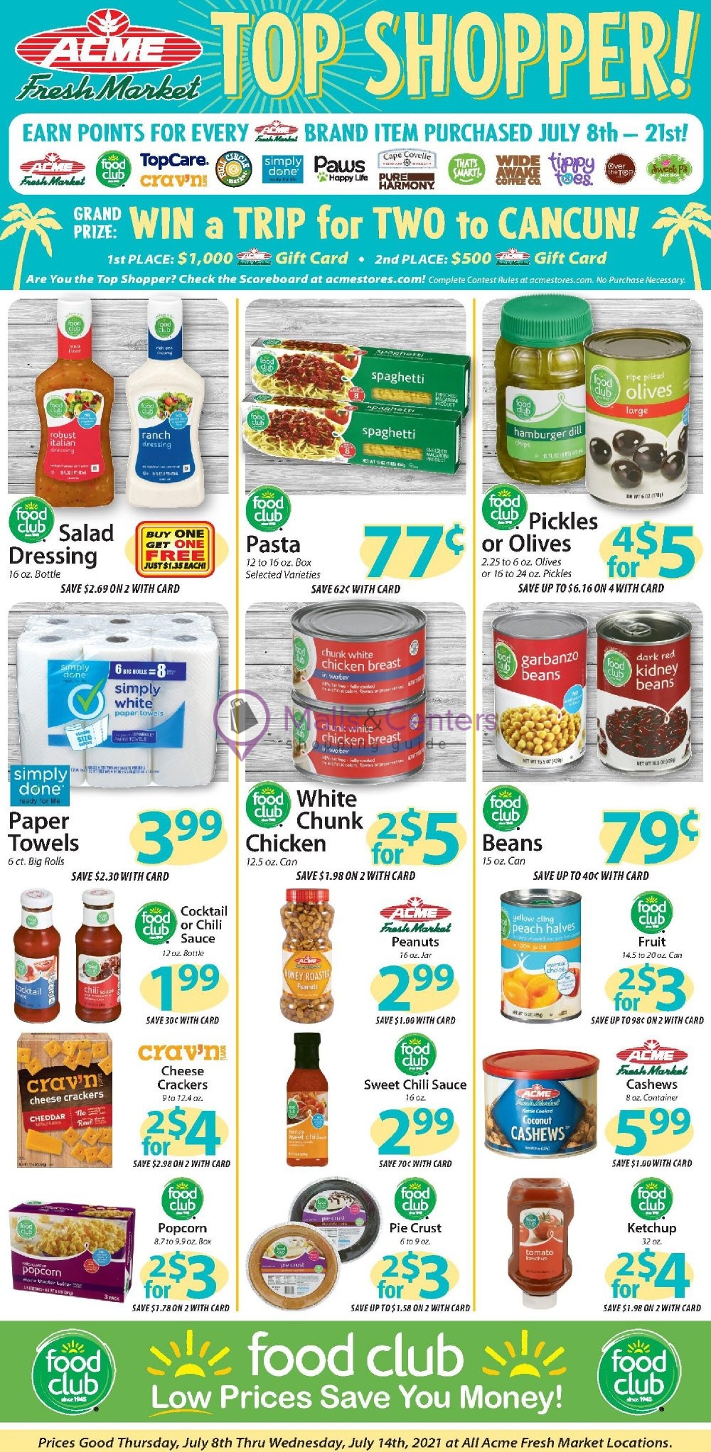Acme Fresh Market Weekly Ad - sales & flyers specials - MallsCenters