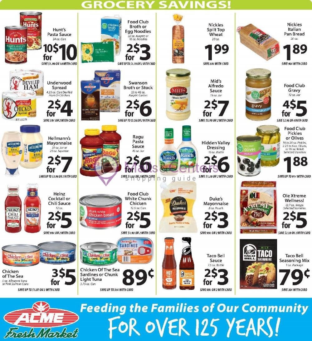 Acme Fresh Market Weekly Ad - sales & flyers specials - MallsCenters