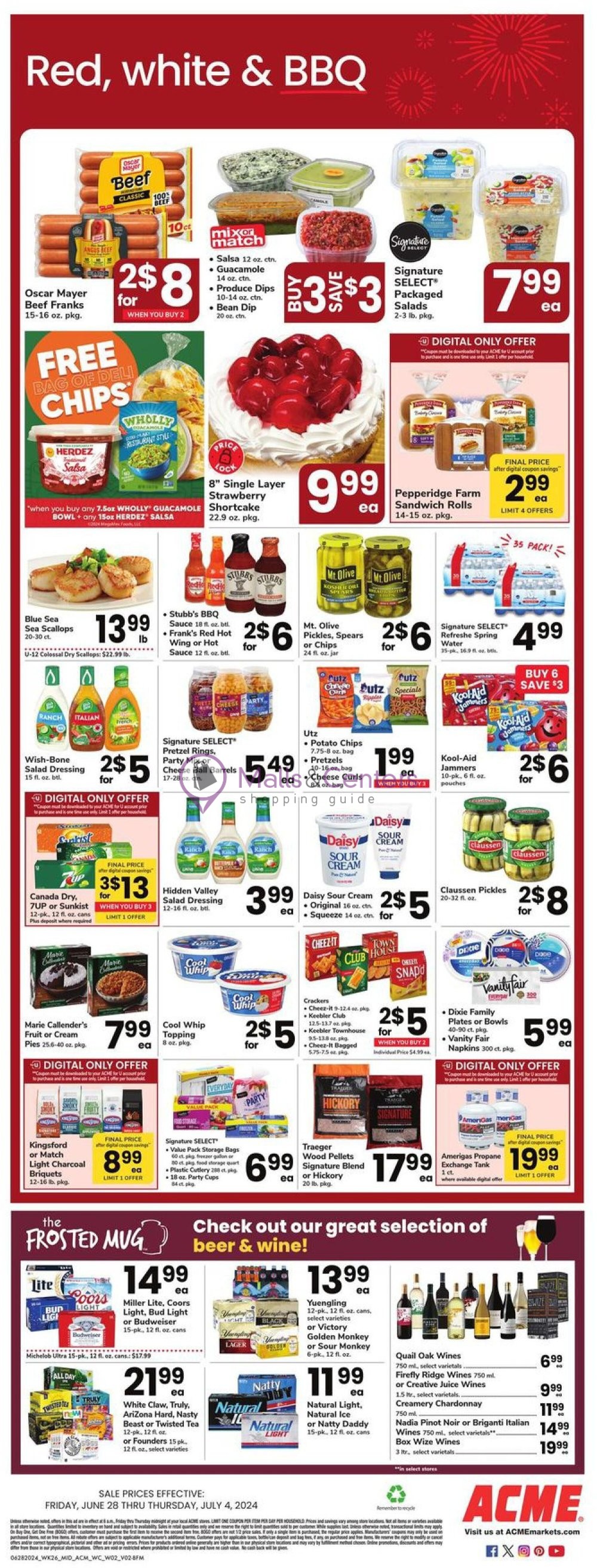 Acme Weekly ad valid from 06/28/2024 to 07/04/2024 - MallsCenters