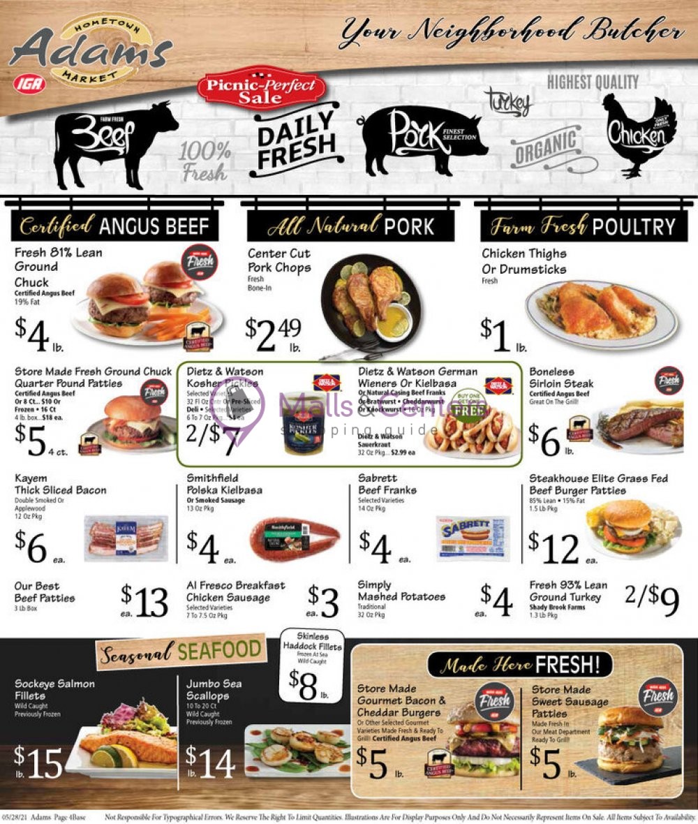 Adams hometown market Weekly Ad - sales & flyers specials - MallsCenters