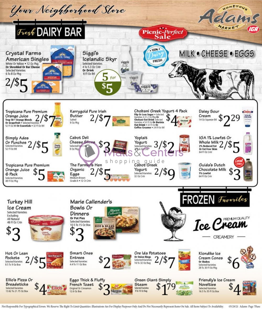 Adams hometown market Weekly Ad - sales & flyers specials - MallsCenters