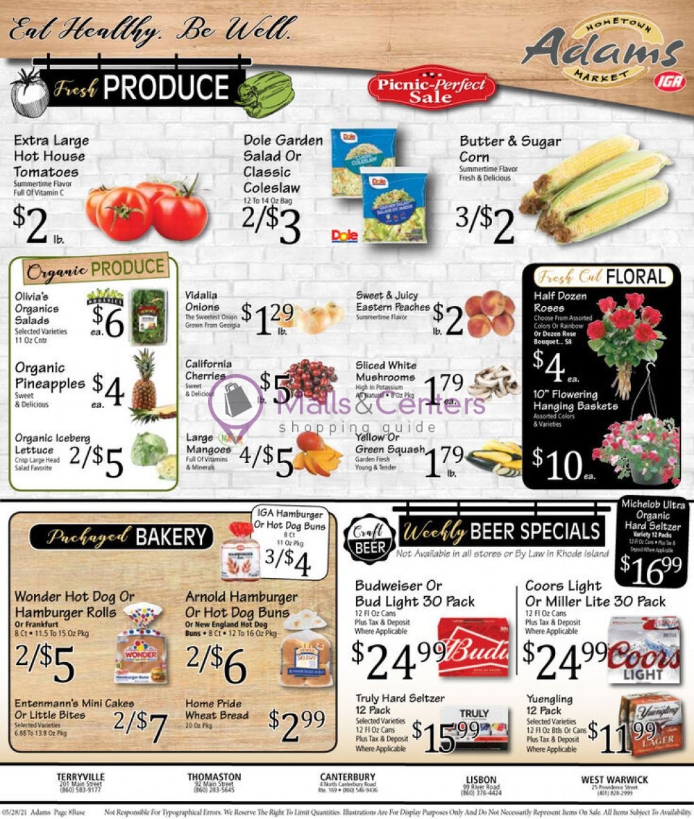 Adams hometown market Weekly Ad - sales & flyers specials - MallsCenters