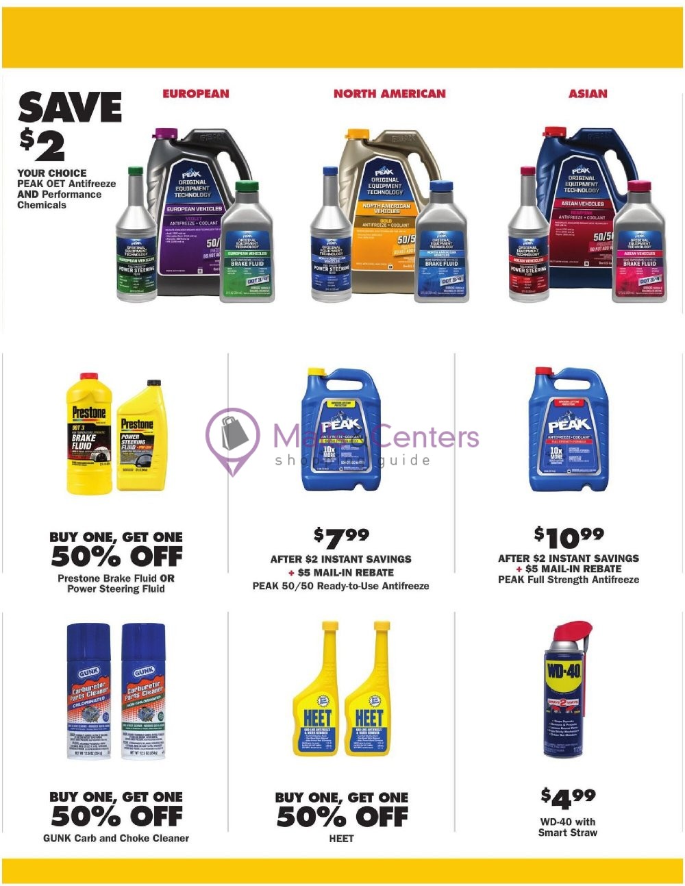 Advance Auto Parts Weekly Ad - sales & flyers specials - MallsCenters