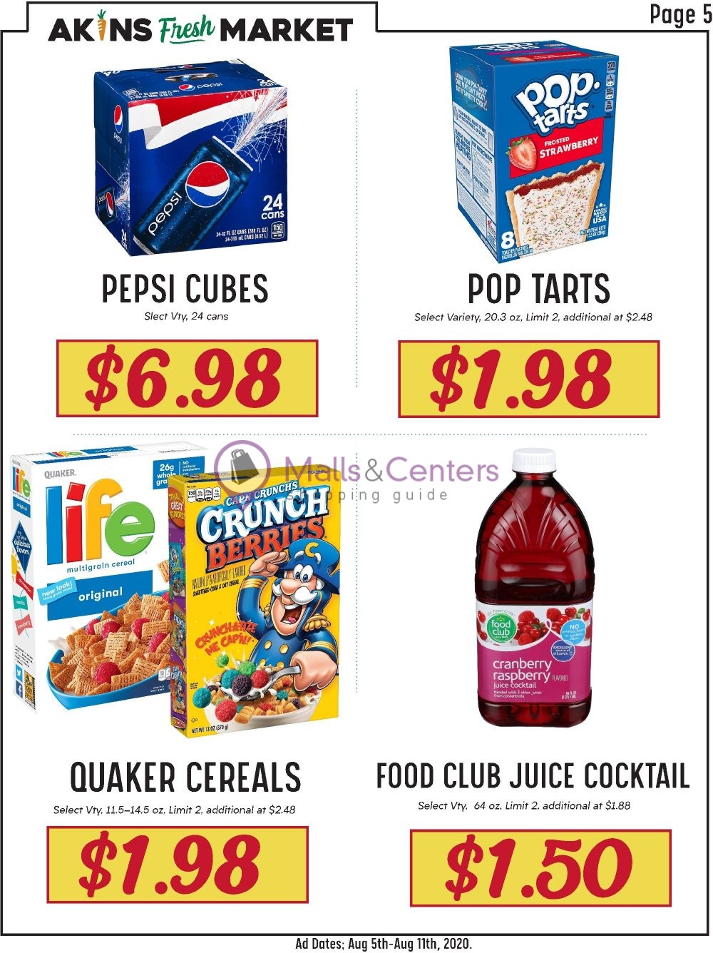 Akins Foods Weekly Ad - sales & flyers specials - MallsCenters