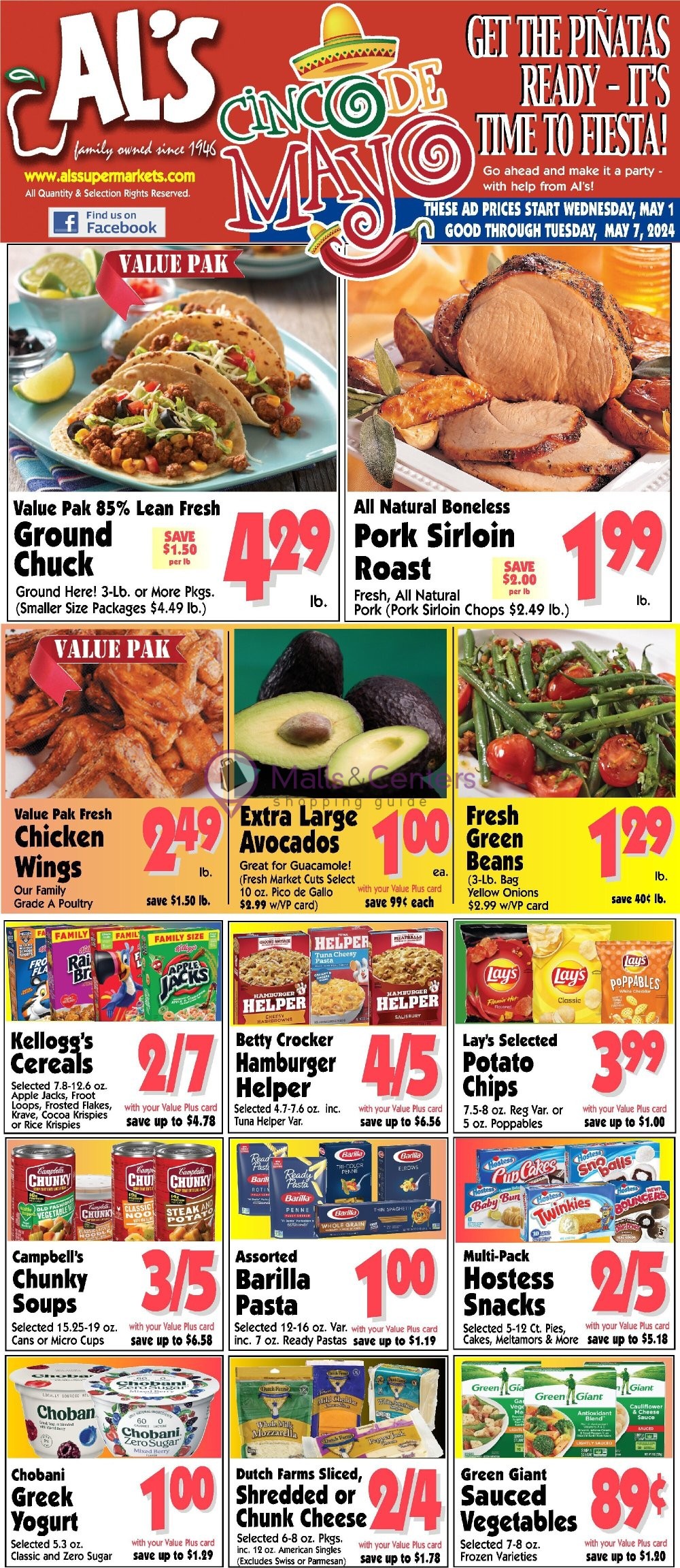 Al's Supermarket Weekly Ad, from Wed, 5/1/2024 - sales & flyers ...