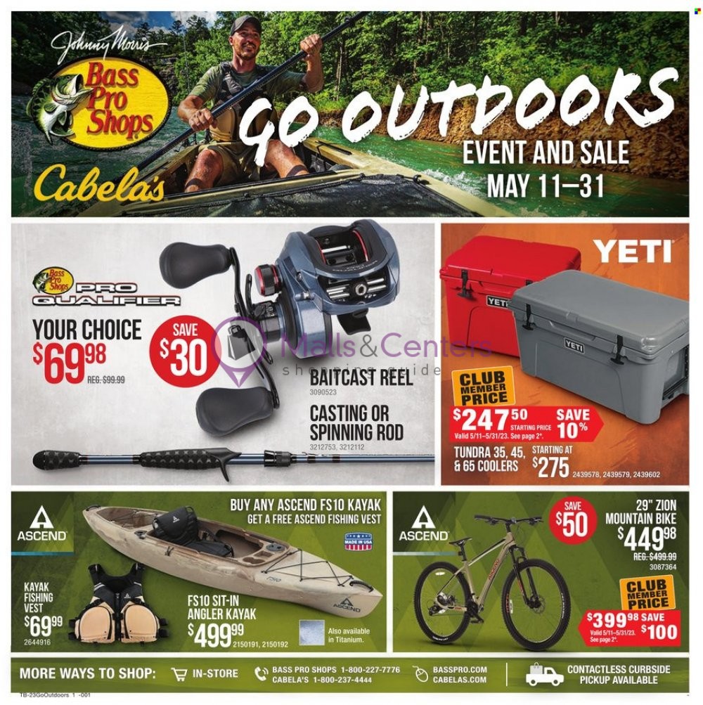 Bass Pro Shops Weekly Ad - sales & flyers specials - MallsCenters