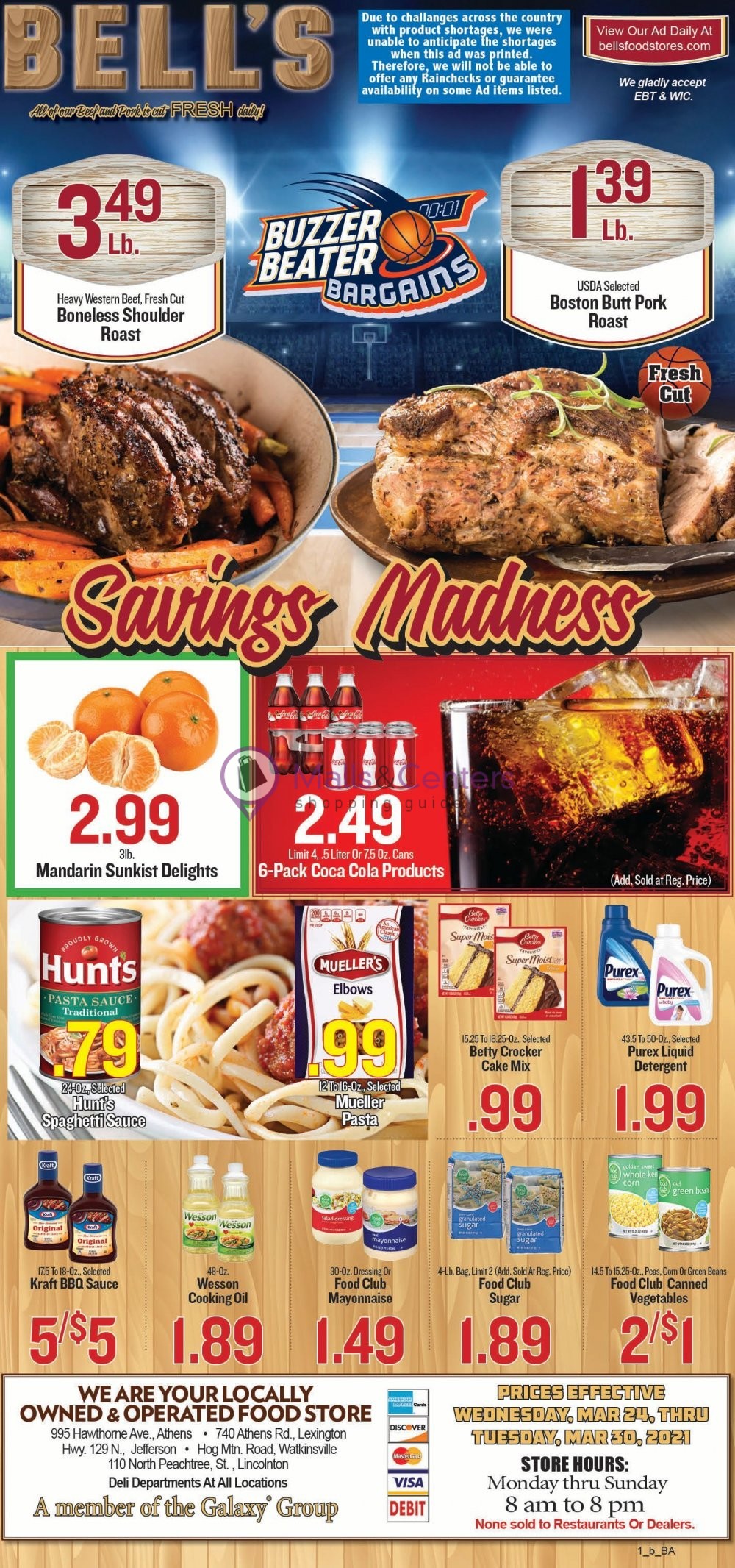 Bell's Food Stores Weekly Ad - sales & flyers specials - MallsCenters