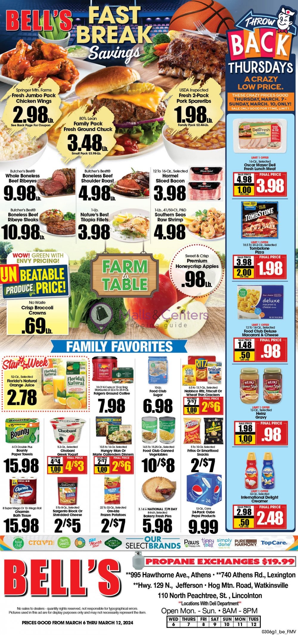 Bell's Food Stores Weekly Ad, from Wed, 3/6/2024 - sales & flyers ...