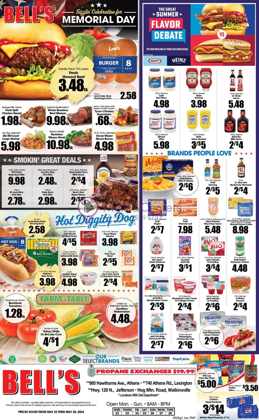Bell's Food Stores Weekly Ad, from Wed, 5/22/2024 - sales & flyers ...