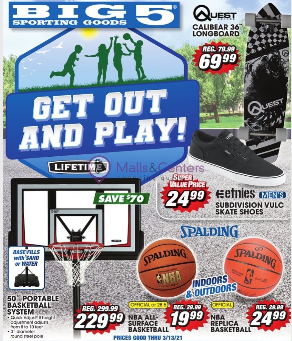 Big 5 Sporting Goods Weekly Ad