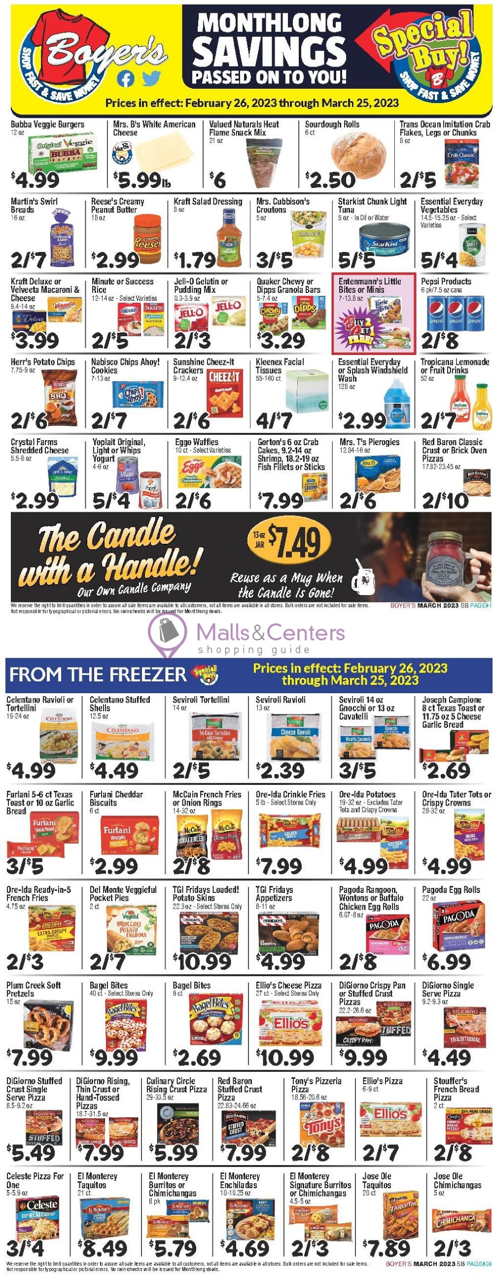 Boyer's Food Markets Weekly Ad - sales & flyers specials - MallsCenters