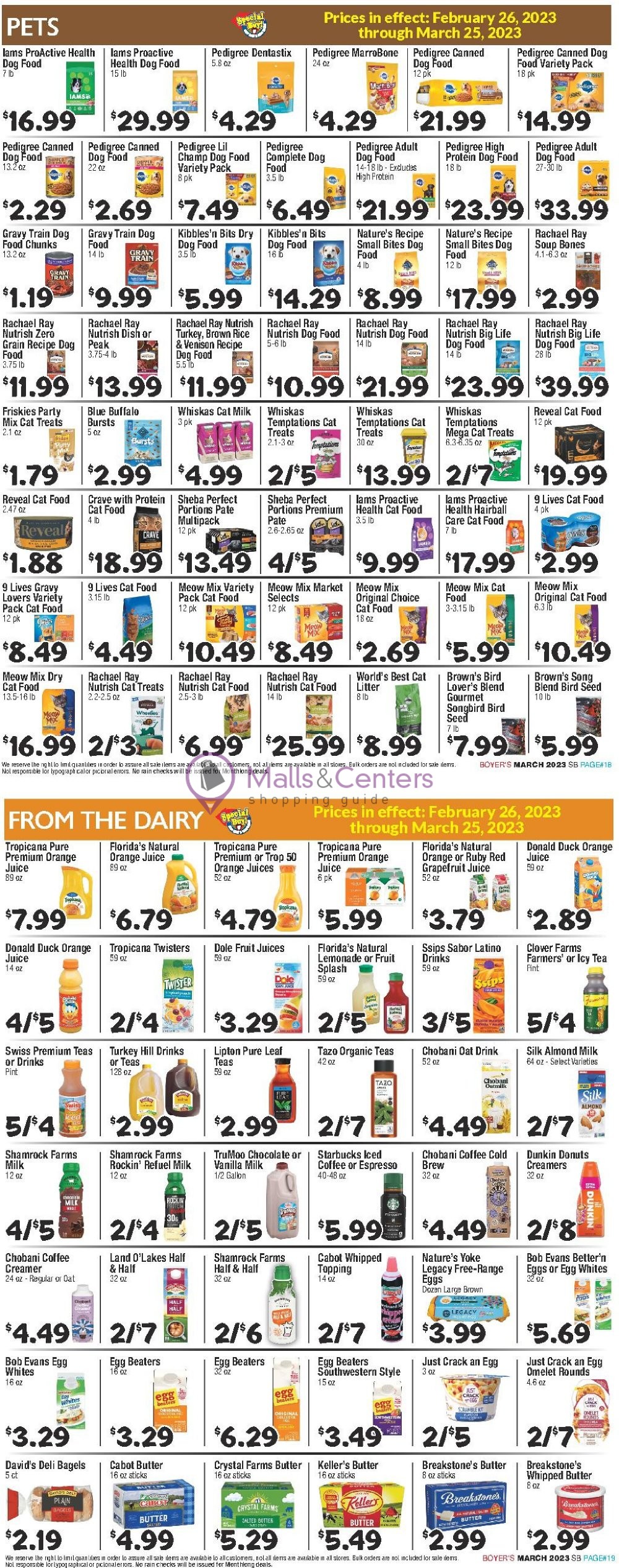 Boyer's Food Markets Weekly Ad - sales & flyers specials - MallsCenters