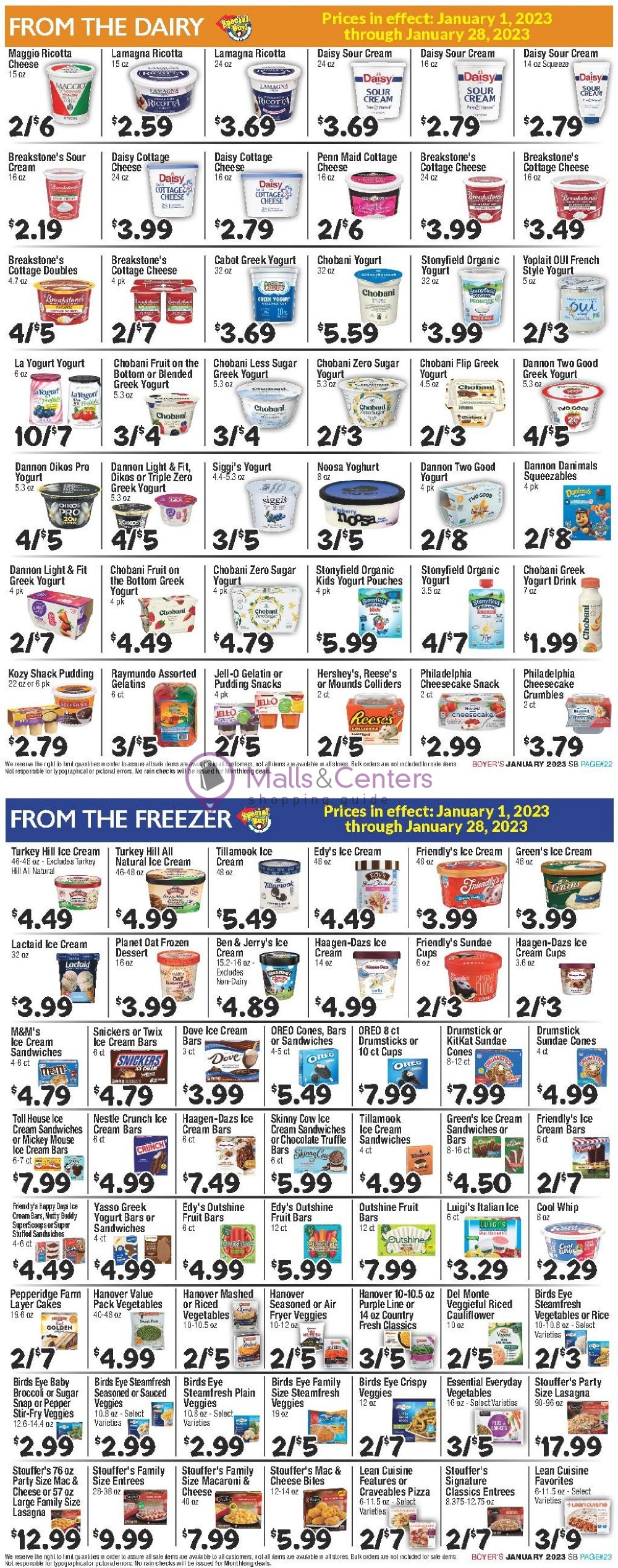 Boyer's Food Markets Weekly Ad - sales & flyers specials - MallsCenters