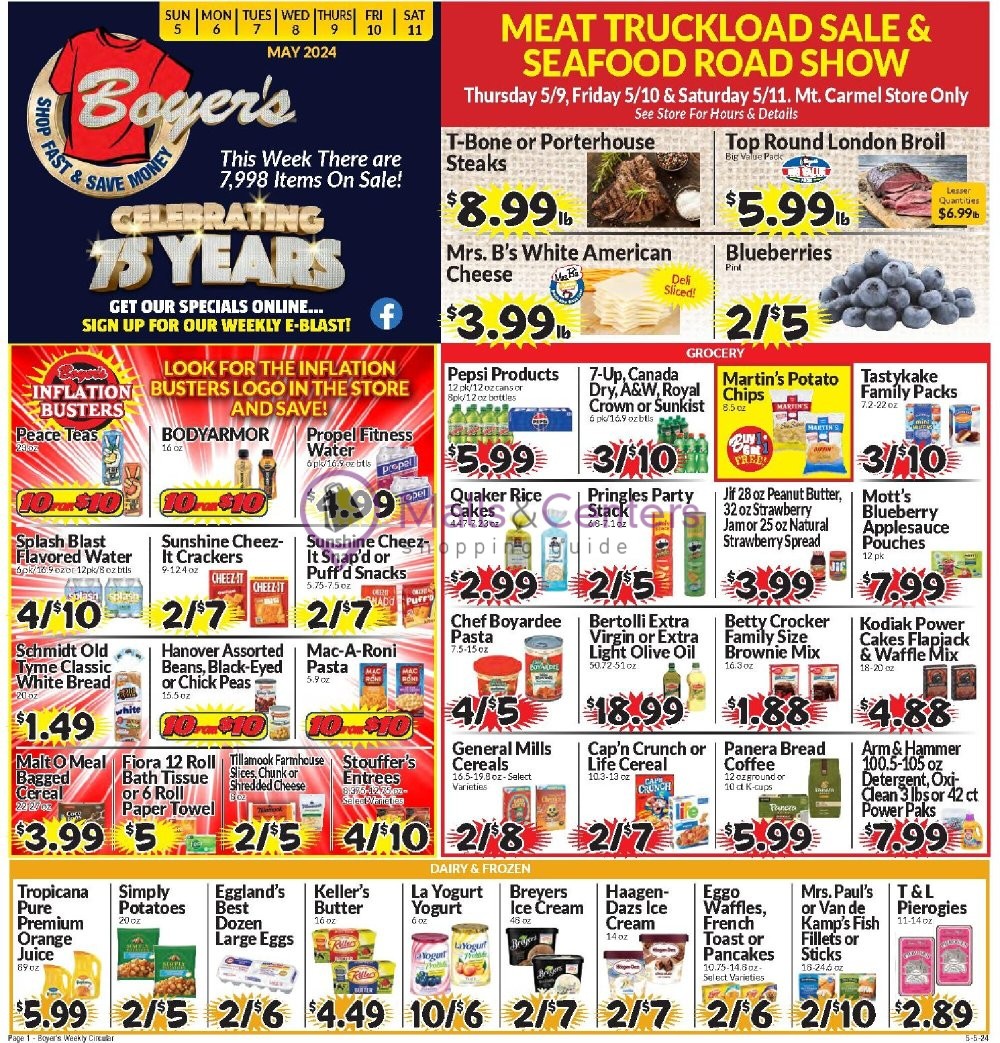 Boyer's Food Markets Weekly ad valid from 05/05/2024 to 05/11/2024 ...