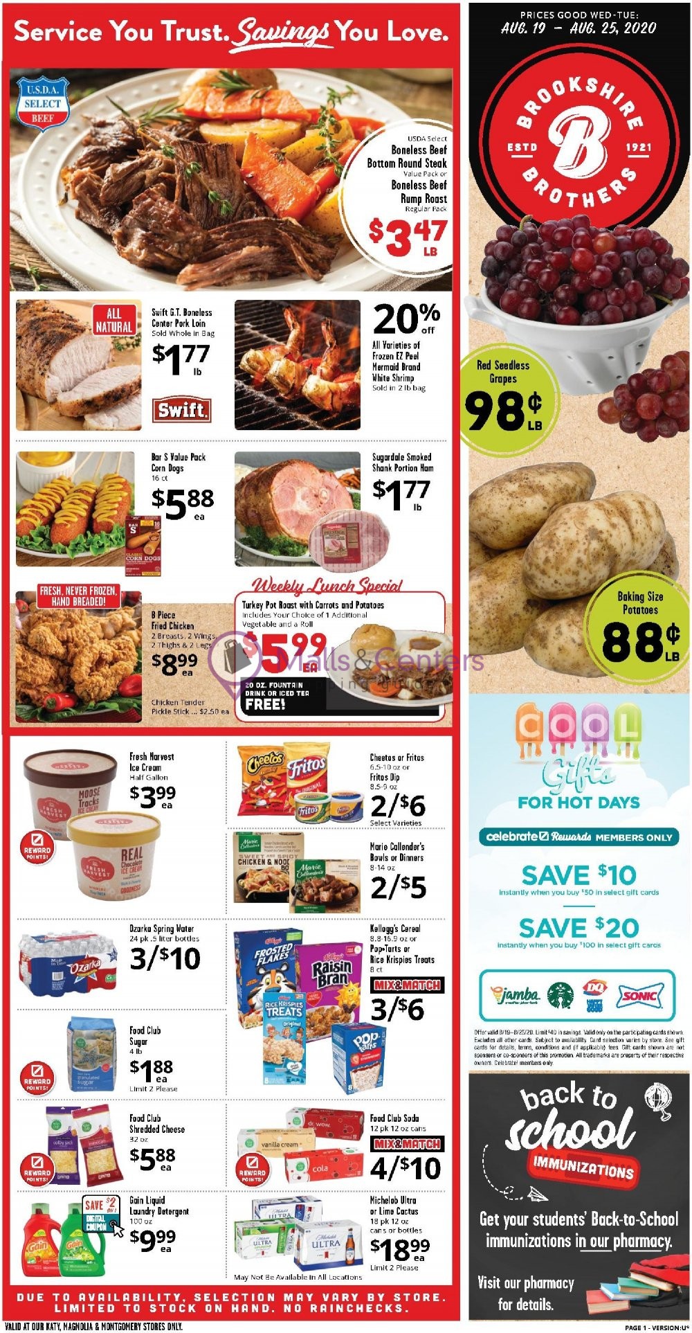 Brookshire Brothers Weekly Ad - sales & flyers specials - MallsCenters