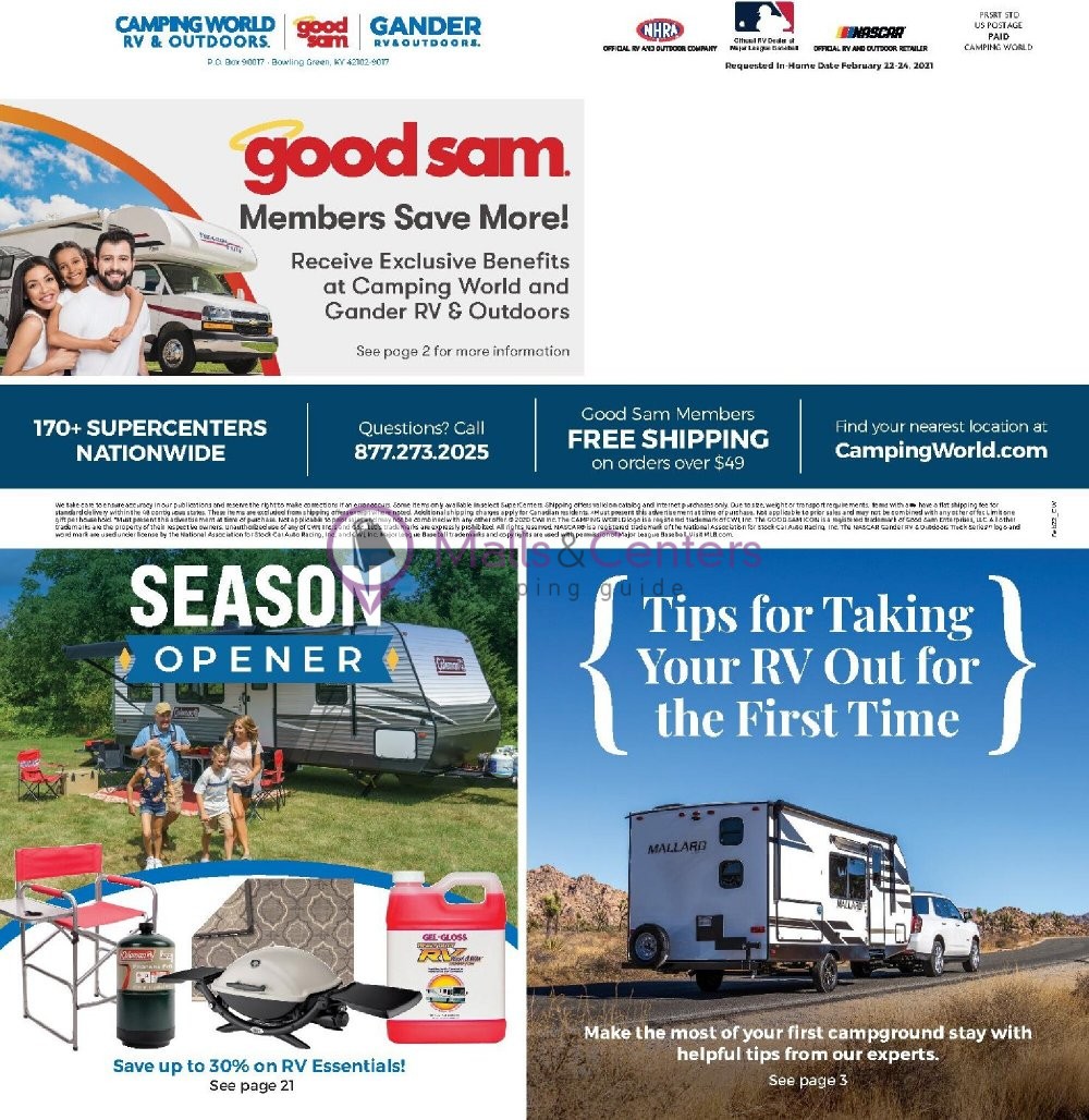Camping World Weekly Ad - sales & flyers specials - MallsCenters