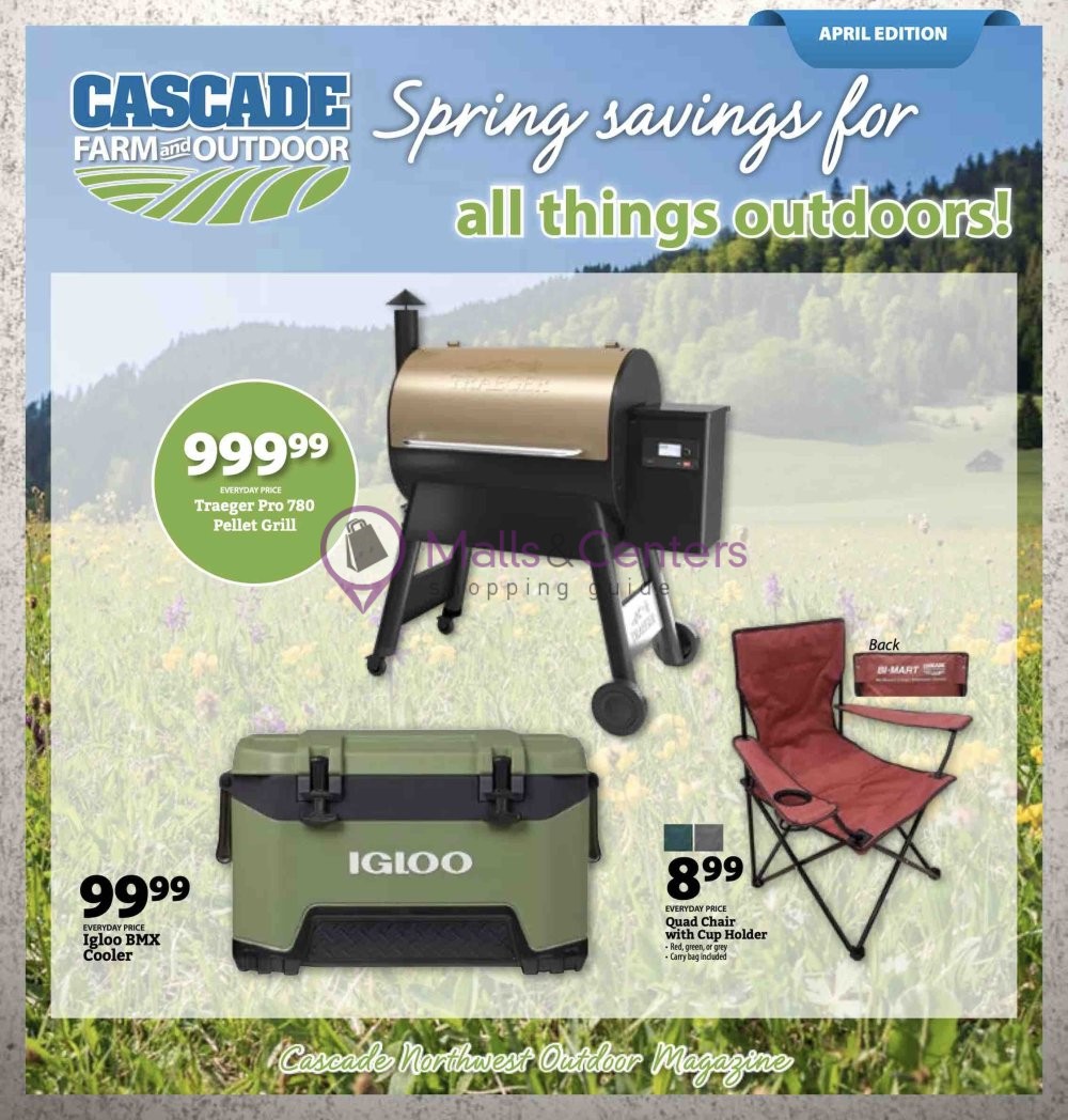 Cascade Farm and Outdoor Weekly Ad, from Mon, 4/1/2024 - sales & flyers ...