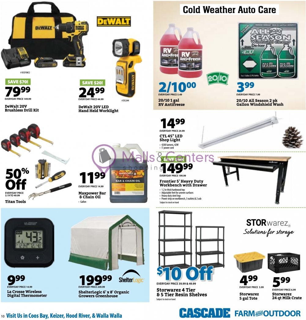 Cascade Farm and Outdoor Weekly ad valid from 11/29/2023 to 12/12/2023 ...
