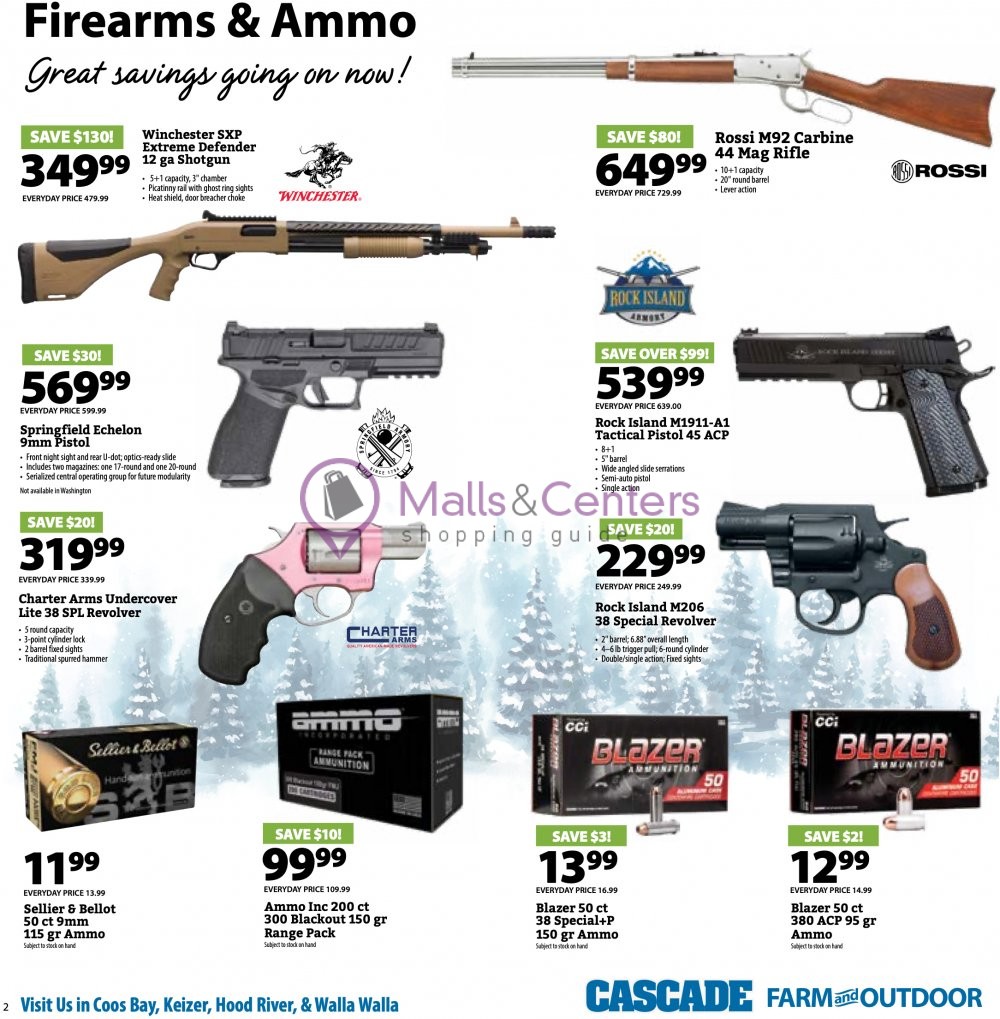 Cascade Farm and Outdoor Weekly ad valid from 11/29/2023 to 12/12/2023 ...