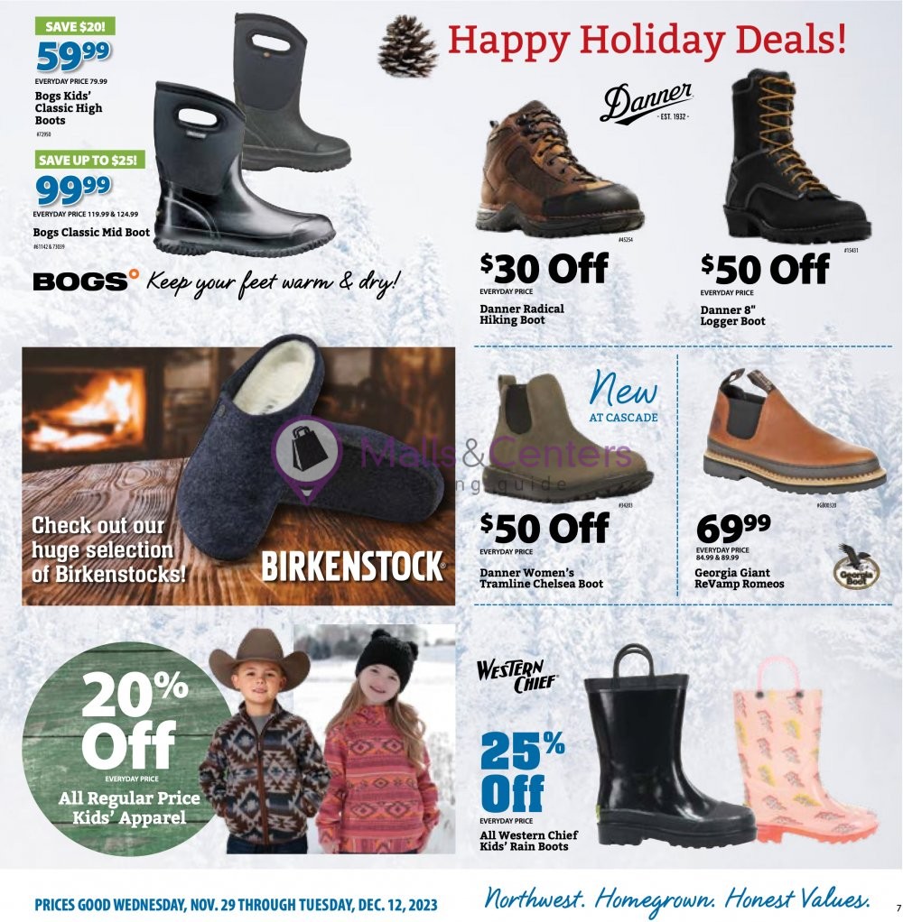 Cascade Farm and Outdoor Weekly ad valid from 11/29/2023 to 12/12/2023 ...