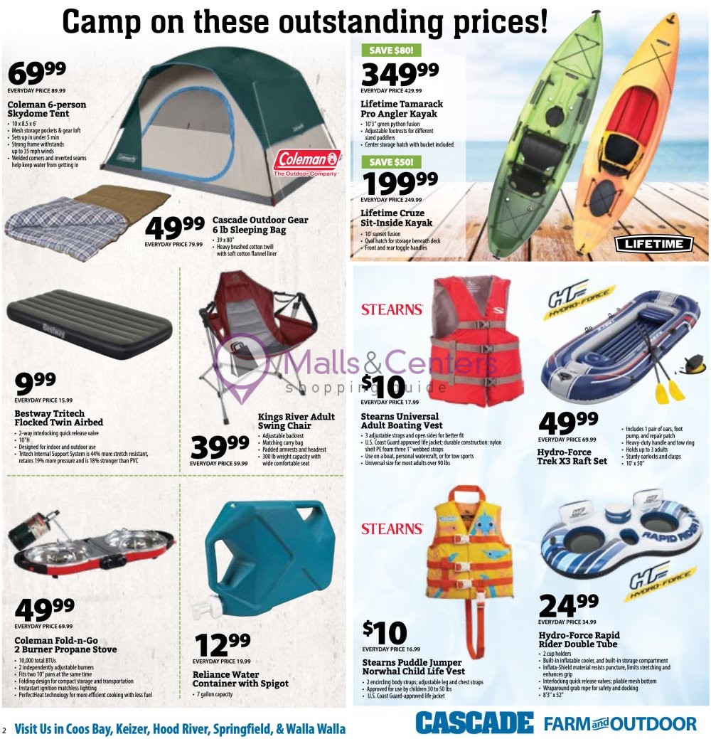 Cascade Farm and Outdoor Weekly ad valid from 05/29/2024 to 06/11/2024 ...