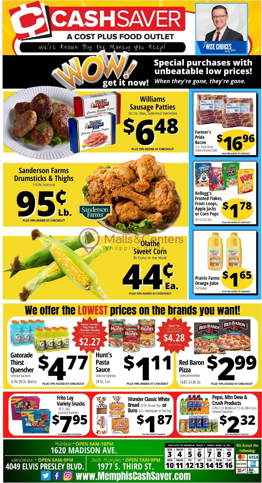 Cash Saver Cost Plus Food Outlet Weekly Ad - sales & flyers specials ...
