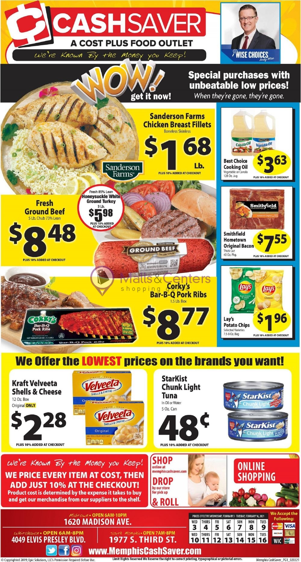 Cash Saver Cost Plus Food Outlet Weekly Ad - sales & flyers specials ...