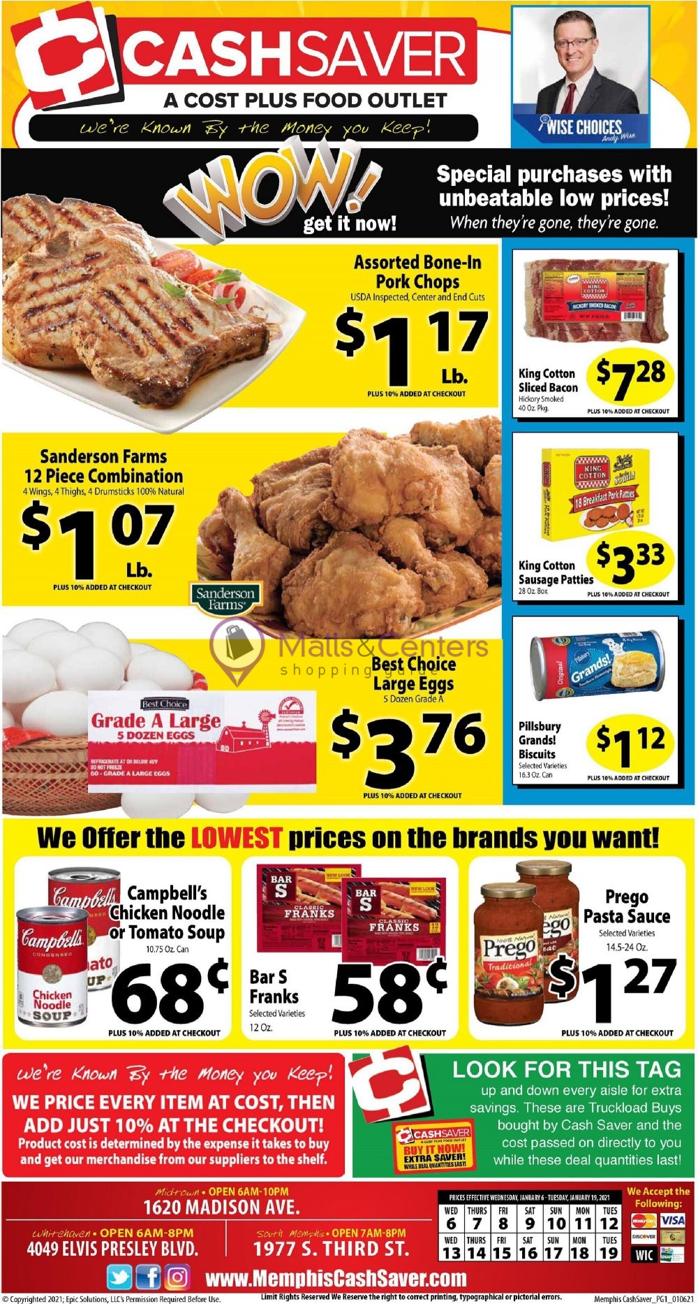 Cash Saver Cost Plus Food Outlet Weekly Ad - sales & flyers specials ...