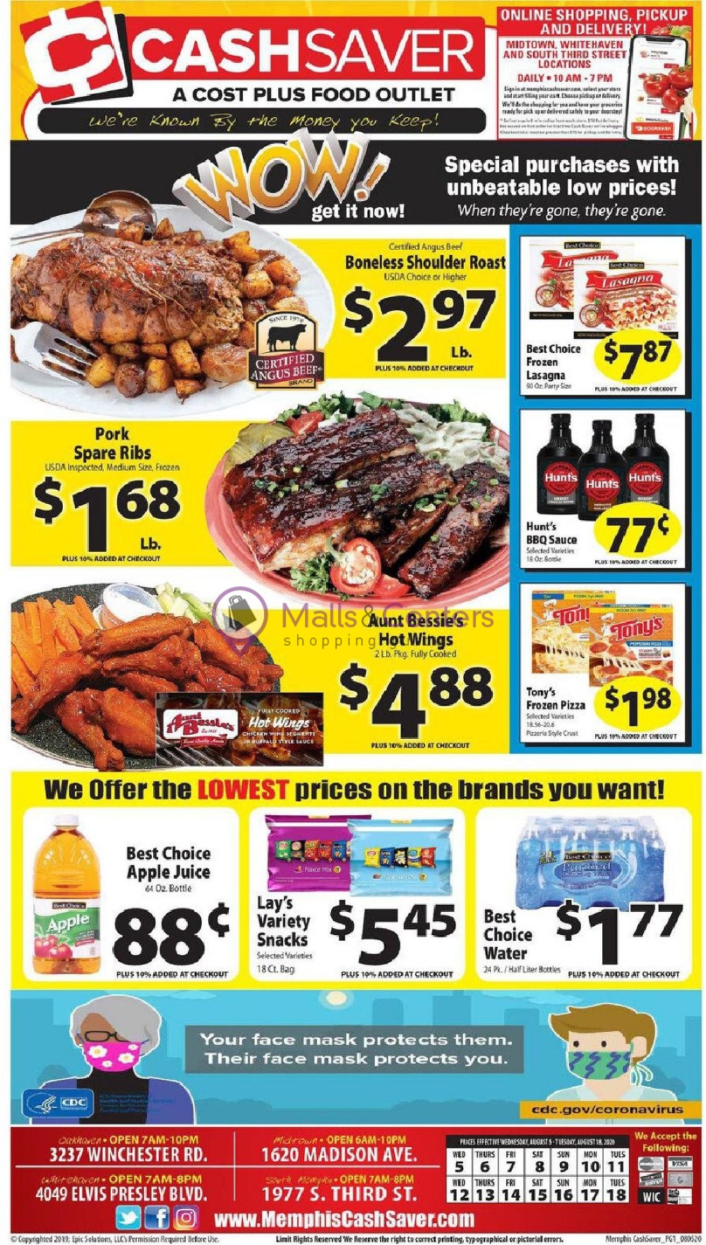 Cash Saver Cost Plus Food Outlet Weekly Ad - sales & flyers specials ...