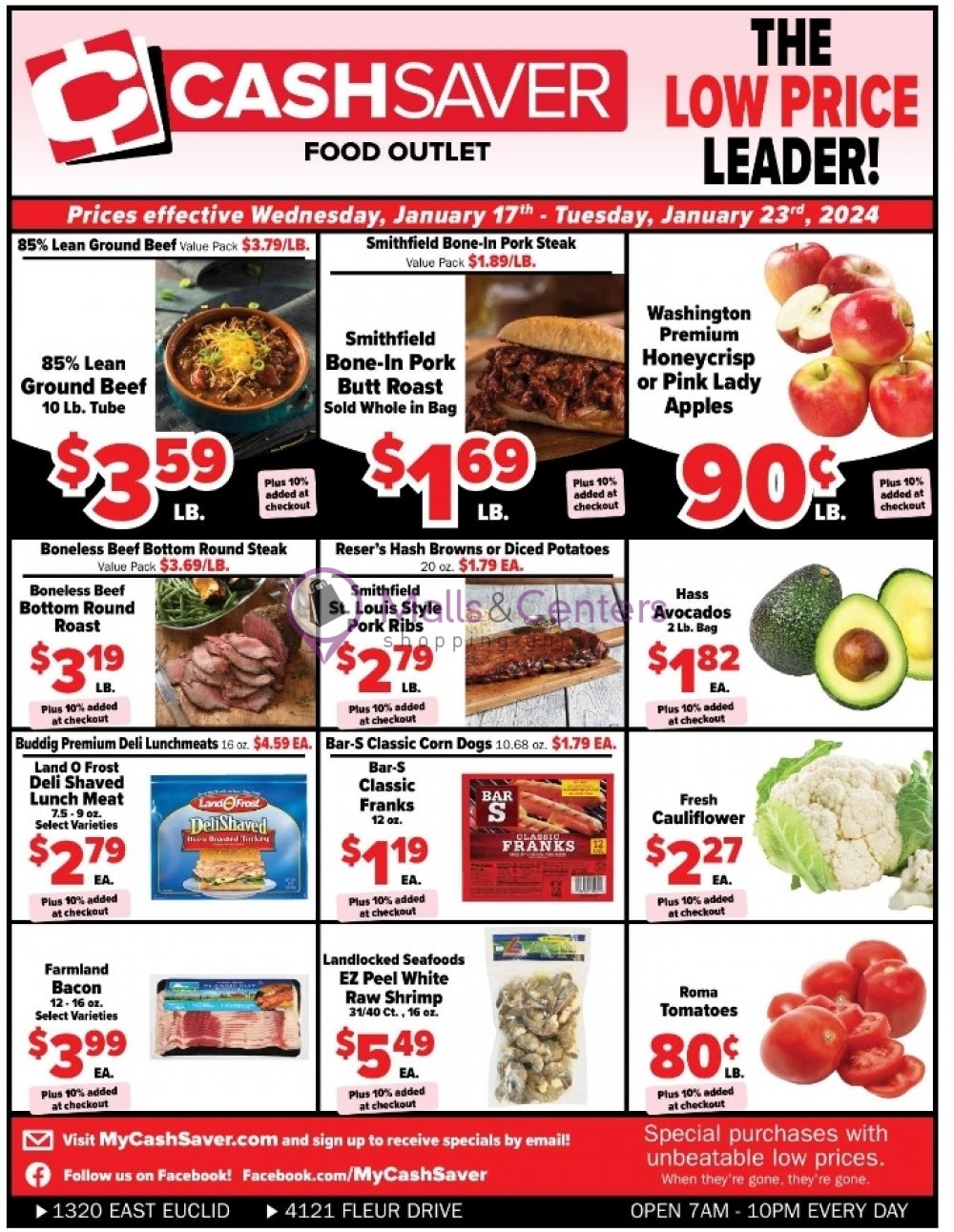 Cash Saver Food Outlet Weekly Ad, from Wed, 1/17/2024 - sales & flyers ...