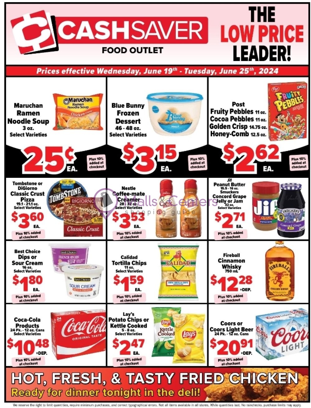Cash Saver Food Outlet Weekly ad valid from 06/19/2024 to 06/25/2024 ...