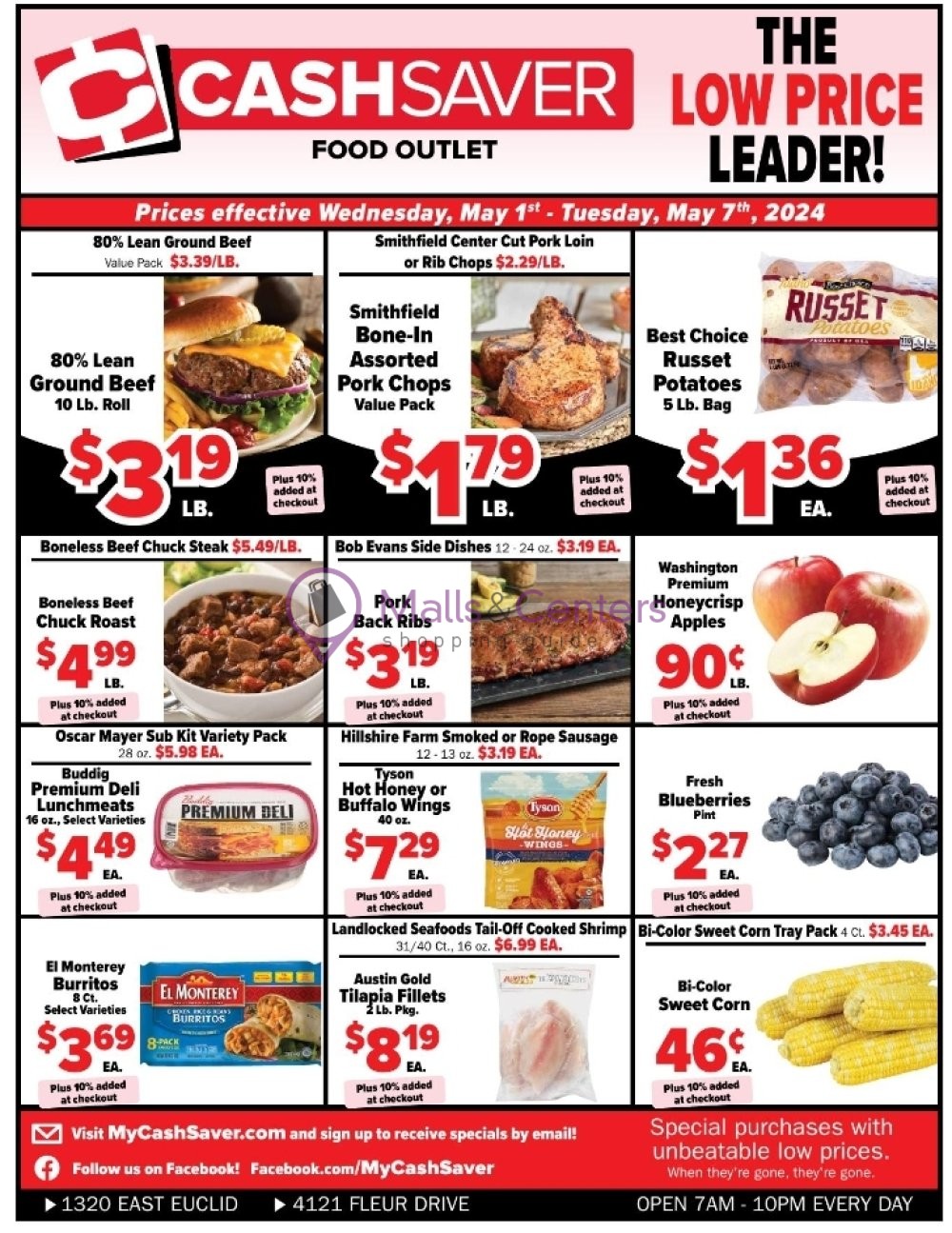 Cash Saver Food Outlet Weekly Ad, from Wed, 5/1/2024 - sales & flyers ...