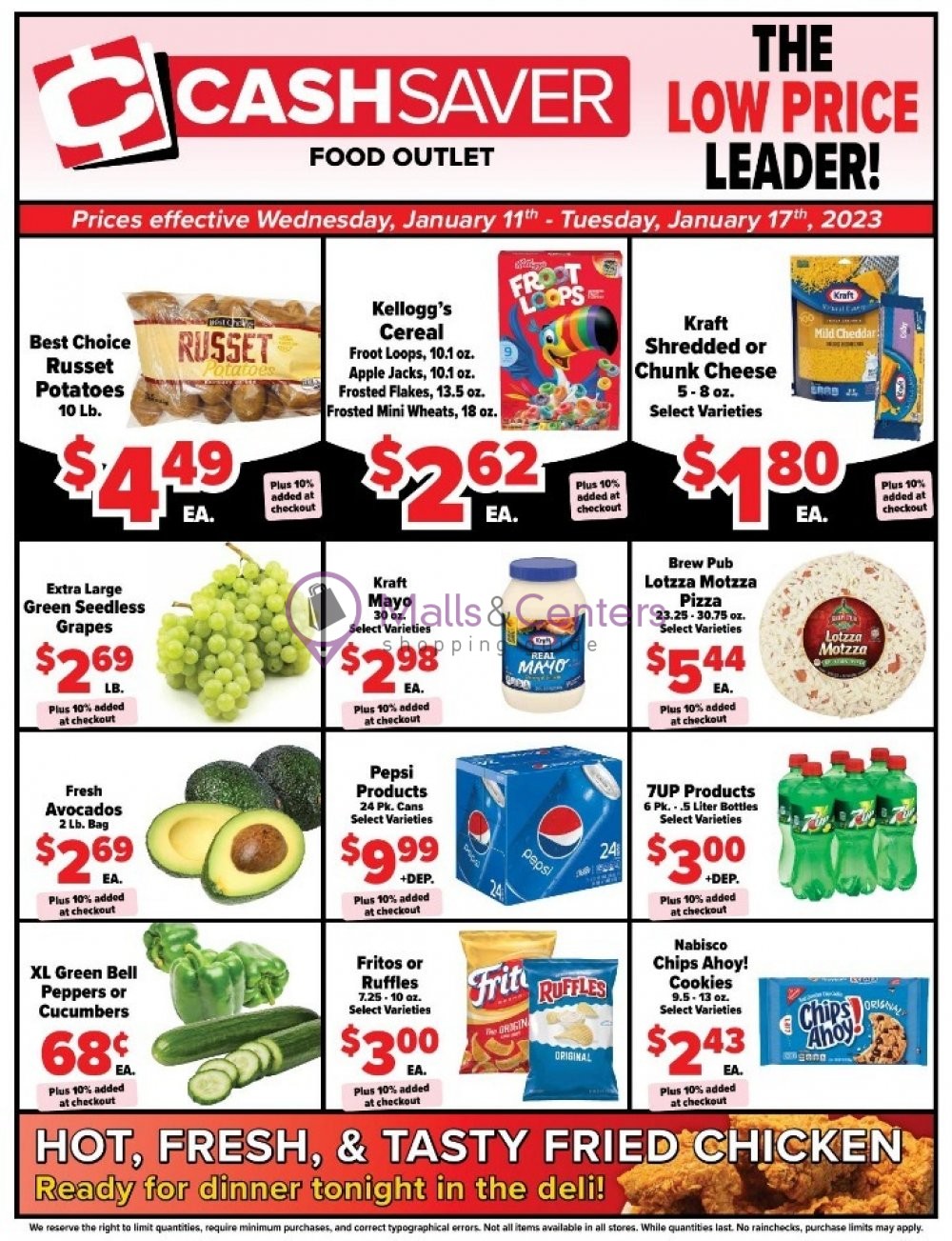 Cash Saver Food Outlet Weekly Ad - sales & flyers specials - MallsCenters
