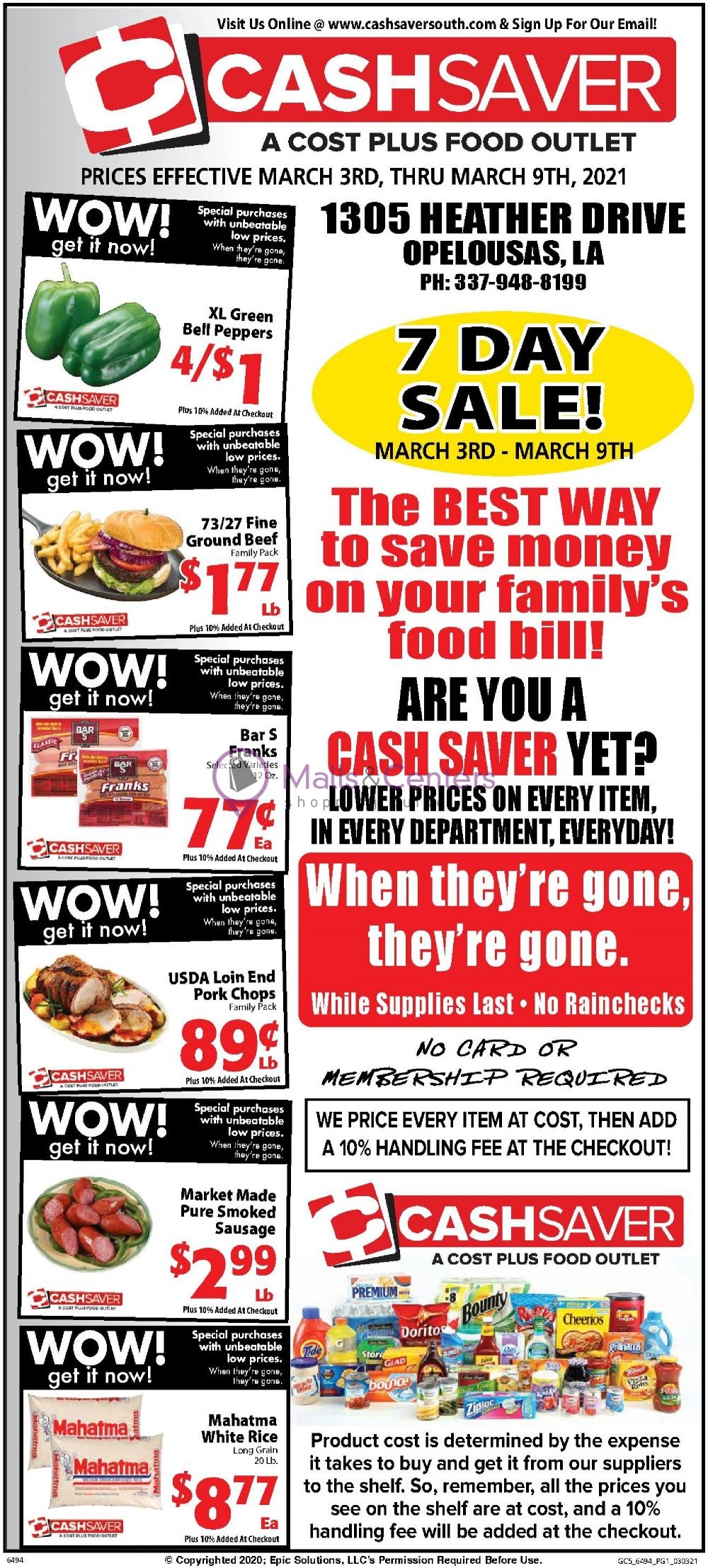 Cash Saver South Weekly Ad - sales & flyers specials - MallsCenters