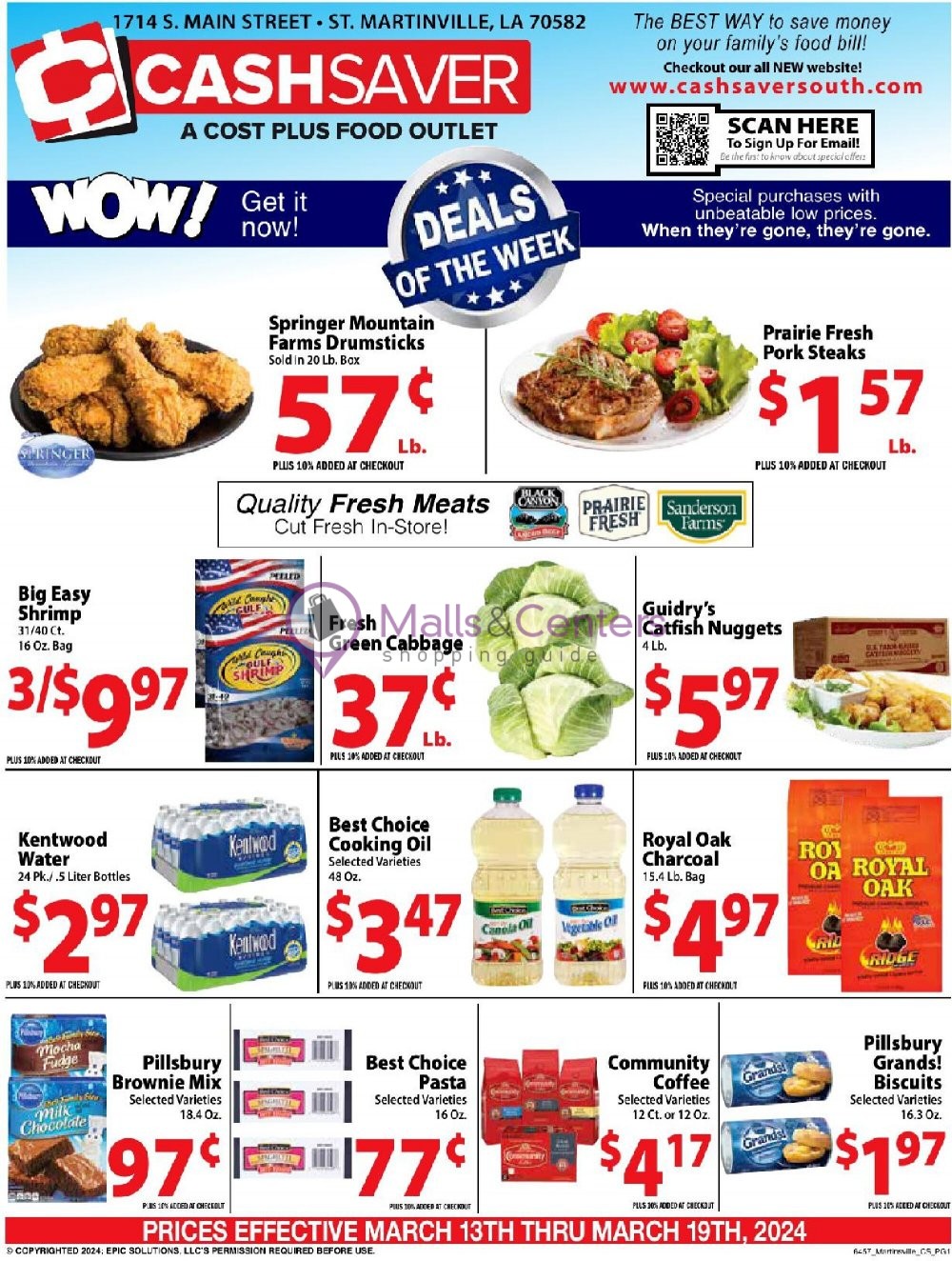 Cash Saver South Weekly Ad, from Wed, 3/13/2024 - sales & flyers ...