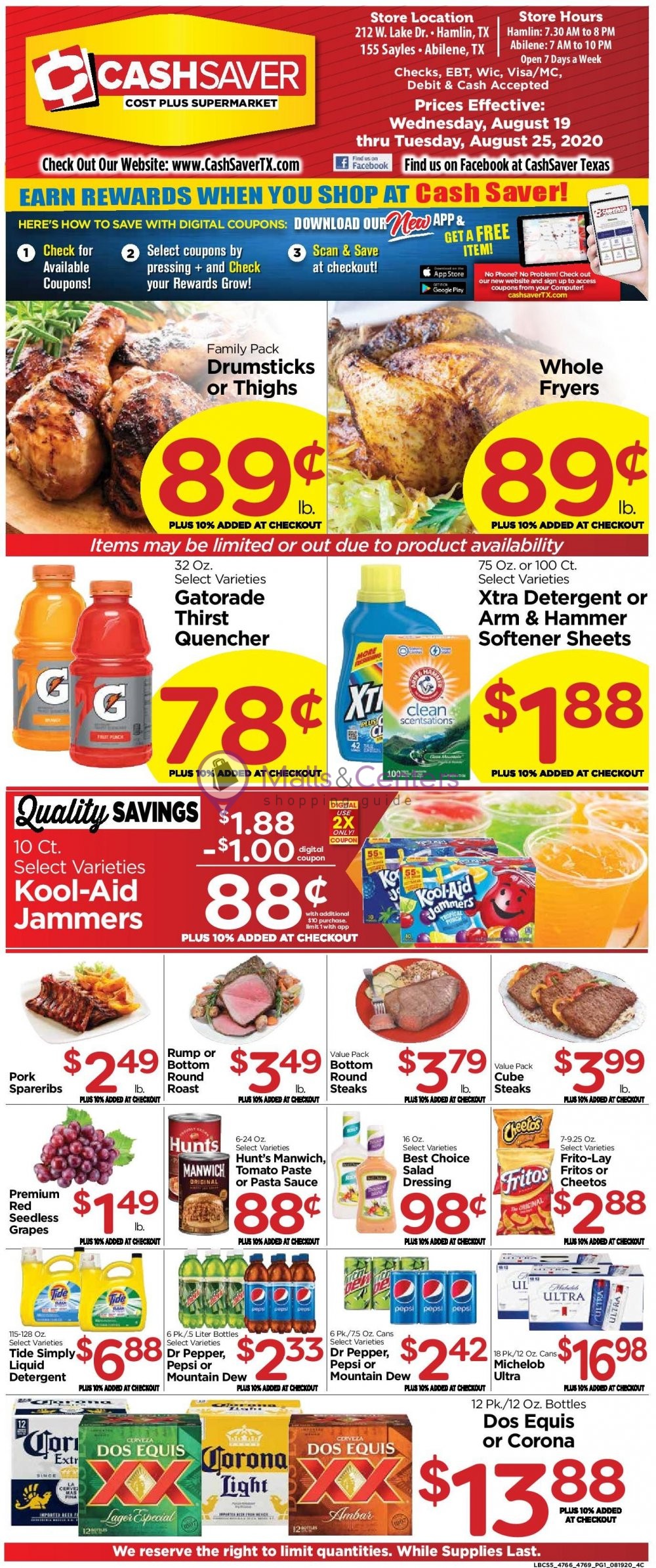 CashSaver Weekly Ad - sales & flyers specials - MallsCenters