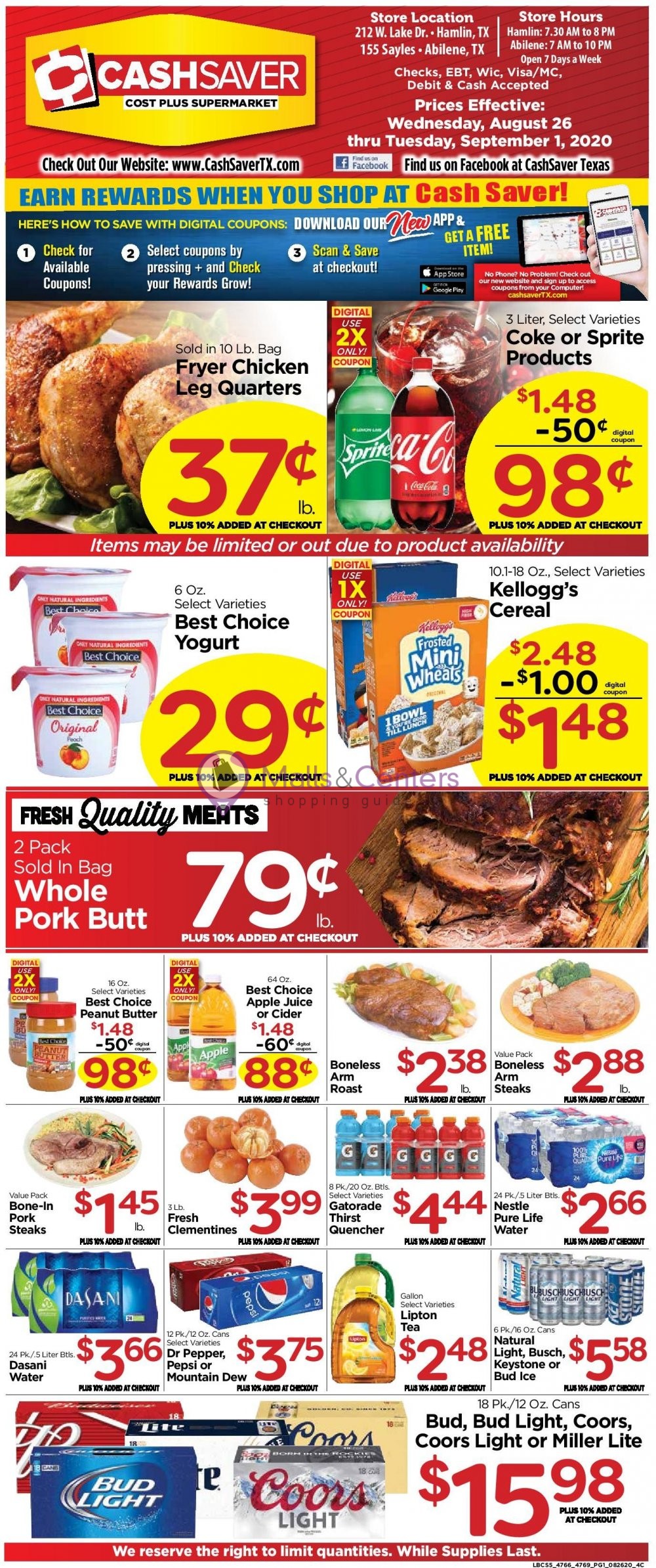 CashSaver Weekly Ad - sales & flyers specials - MallsCenters