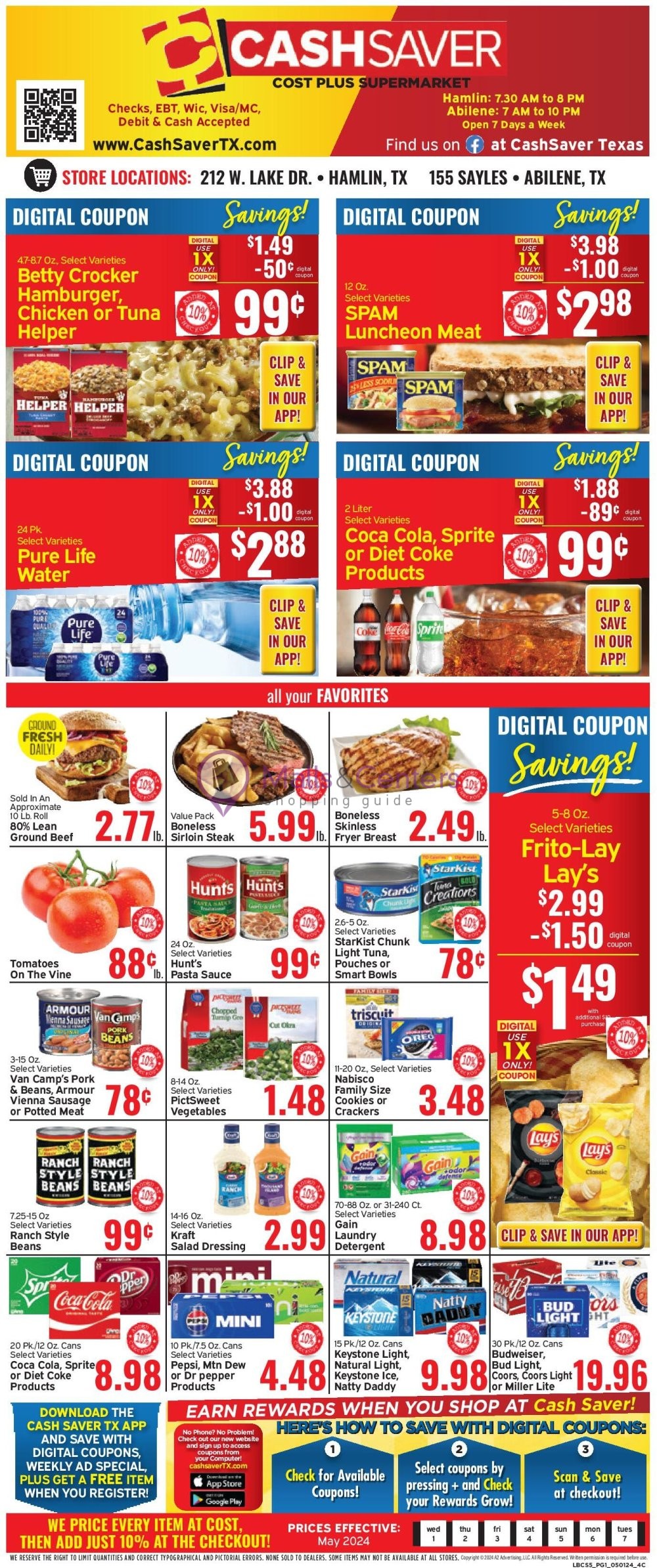 CashSaver Weekly Ad, from Wed, 5/1/2024 - sales & flyers specials ...