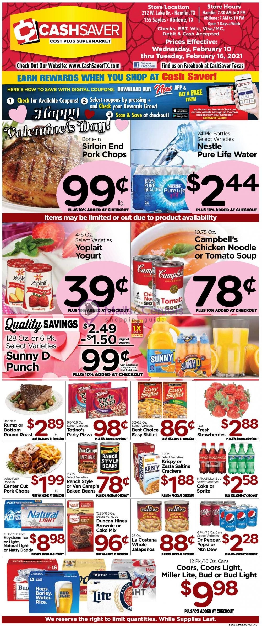 CashSaver Weekly Ad - sales & flyers specials - MallsCenters