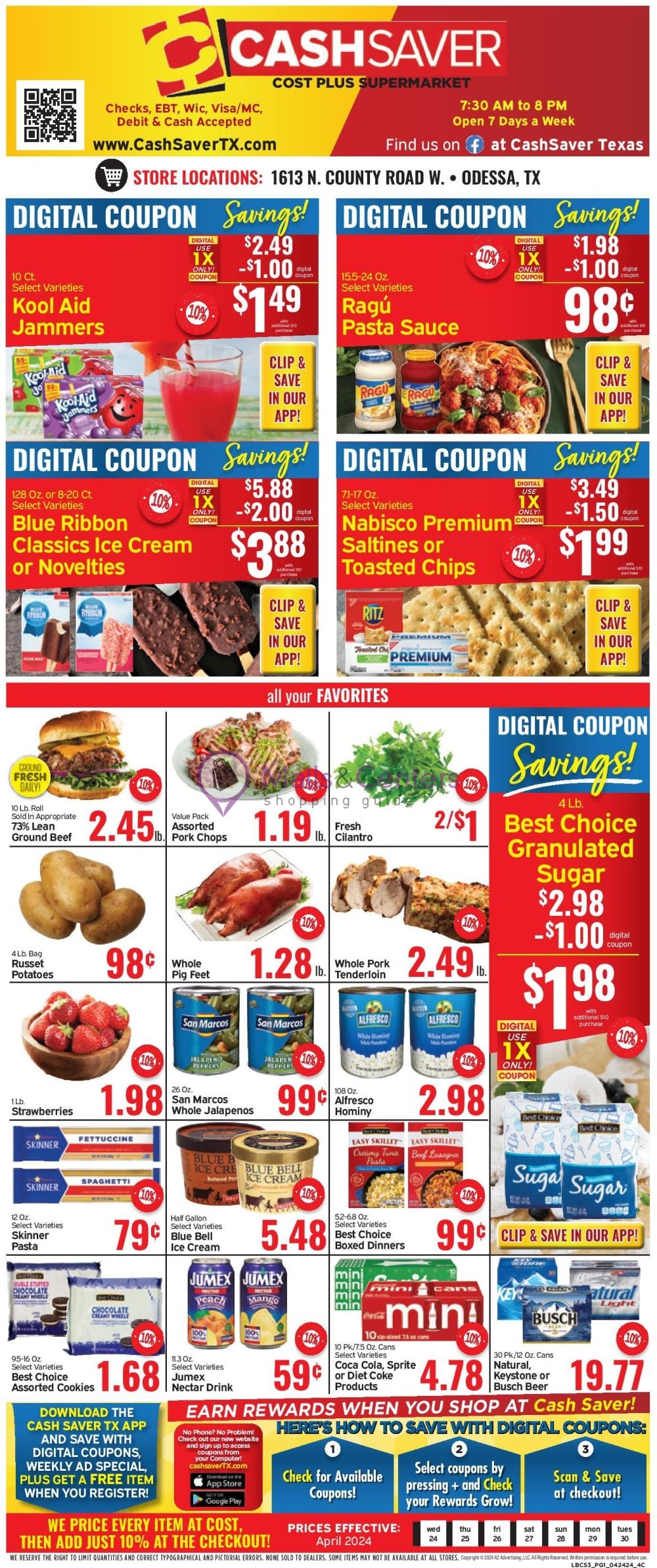 CashSaver Weekly ad valid from 04/24/2024 to 04/30/2024 - MallsCenters