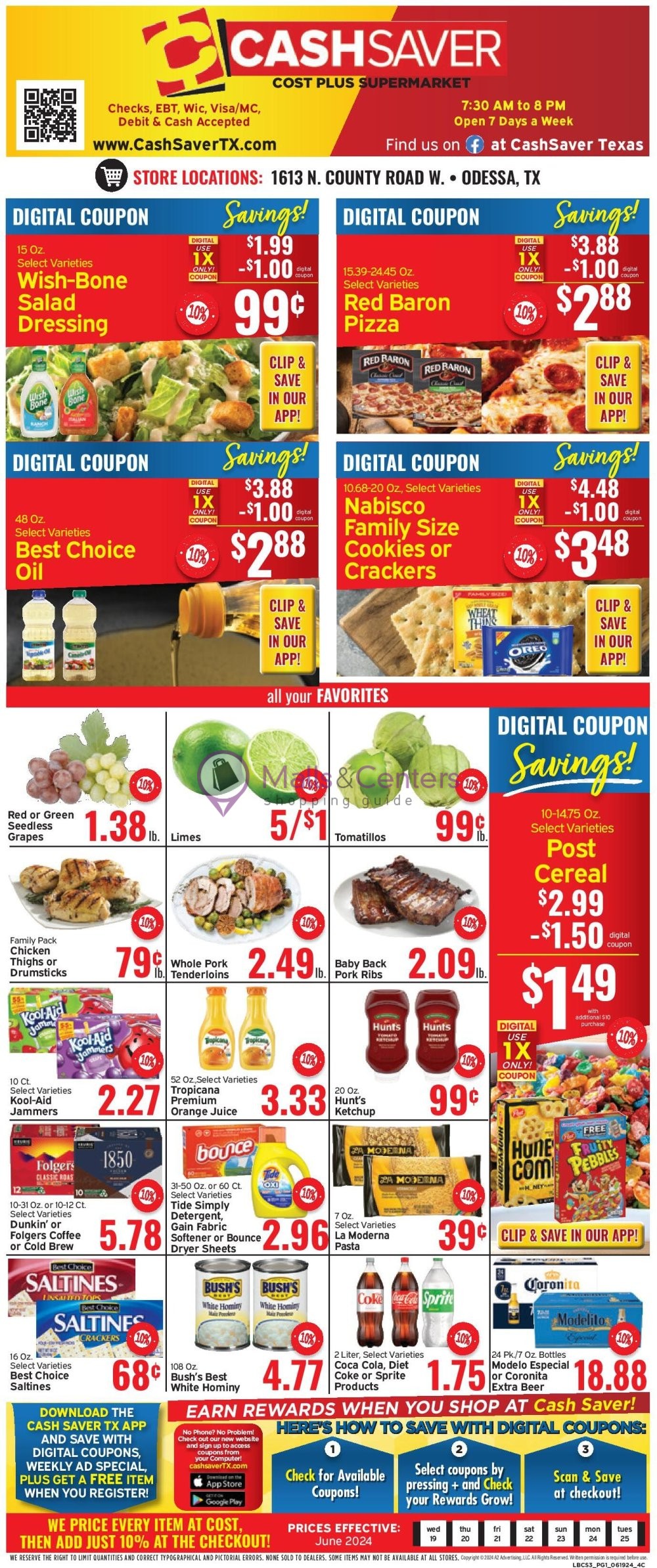 CashSaver Weekly ad valid from 06/19/2024 to 06/25/2024 - MallsCenters