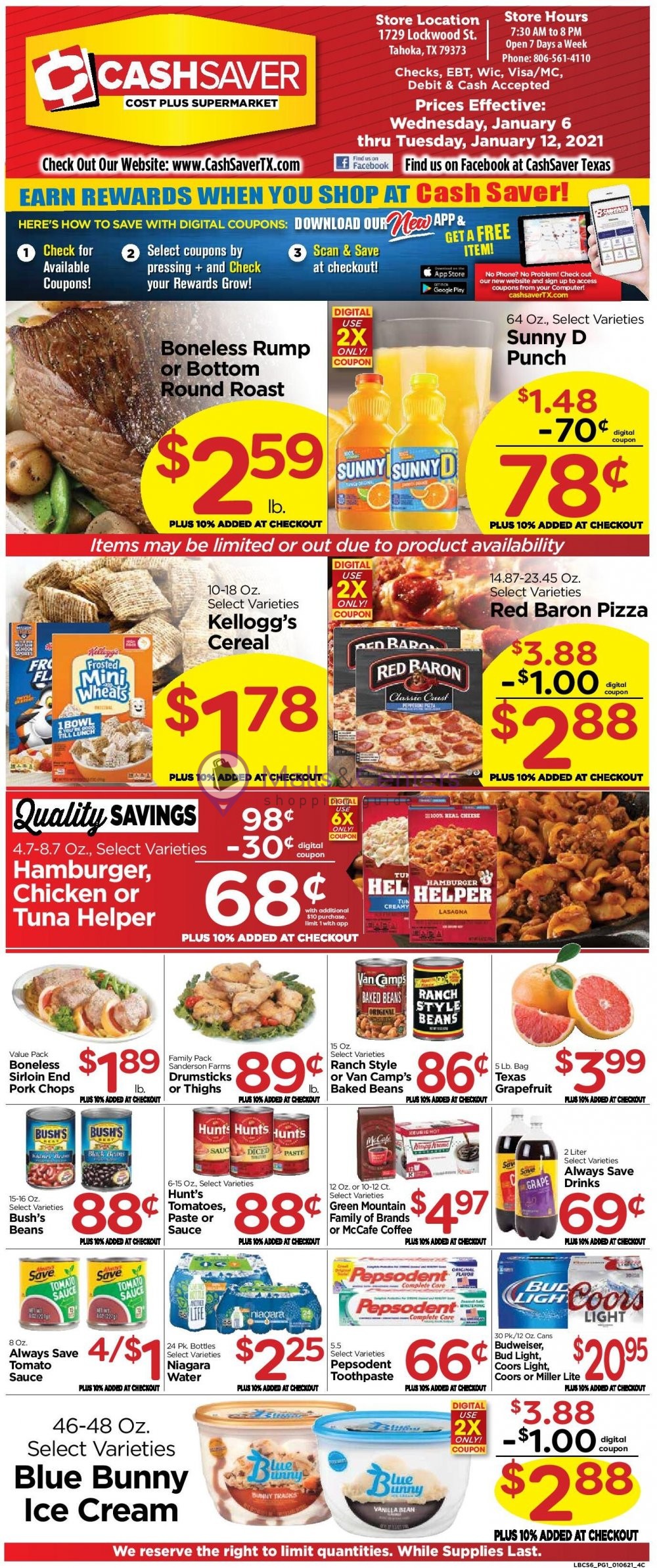 CashSaver Weekly Ad - sales & flyers specials - MallsCenters