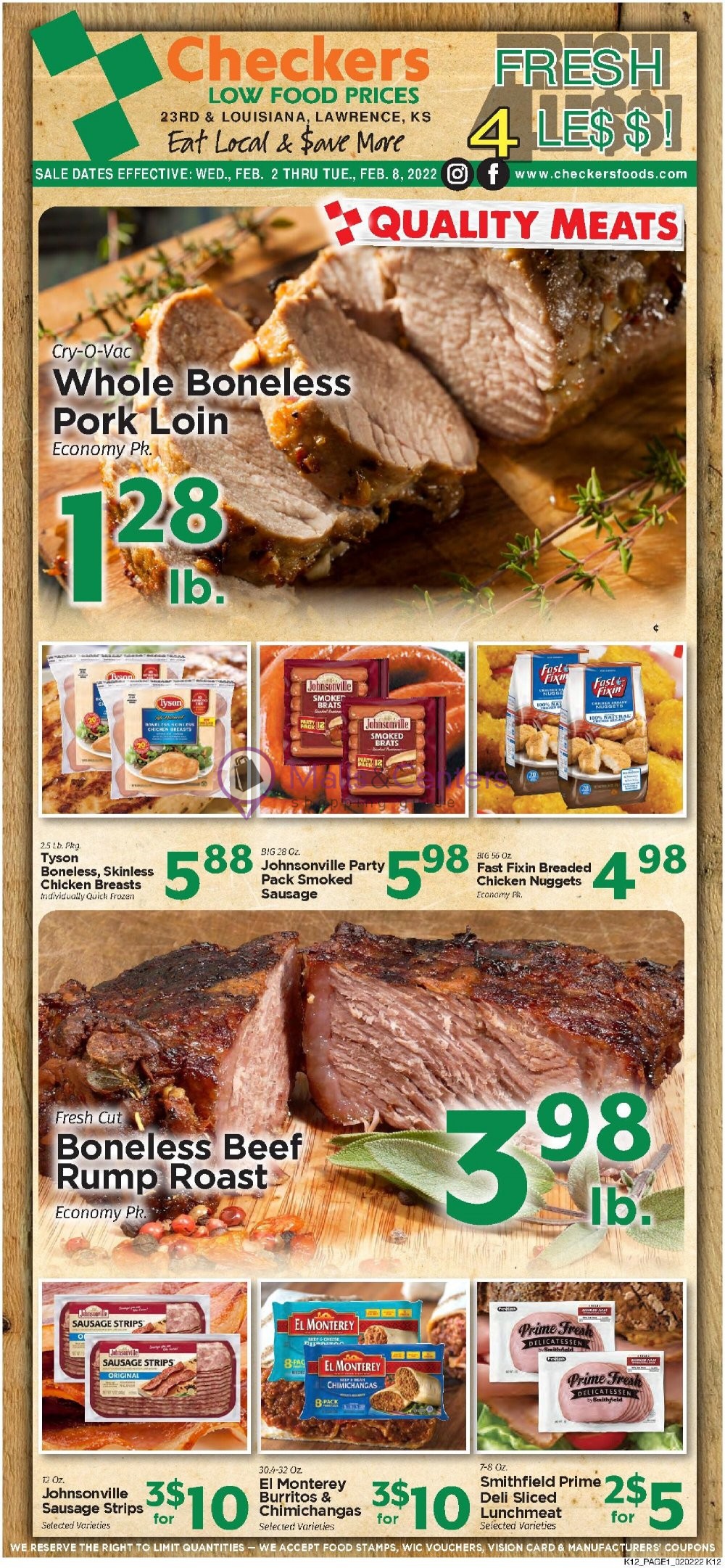 Checkers Foods Weekly ad valid from 02/02/2022 to 02/08/2022 - MallsCenters