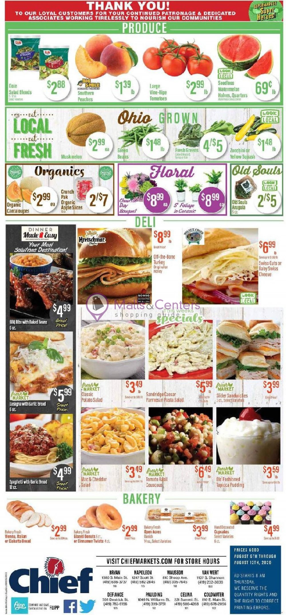 Chief Supermarket Weekly Ad - sales & flyers specials - MallsCenters
