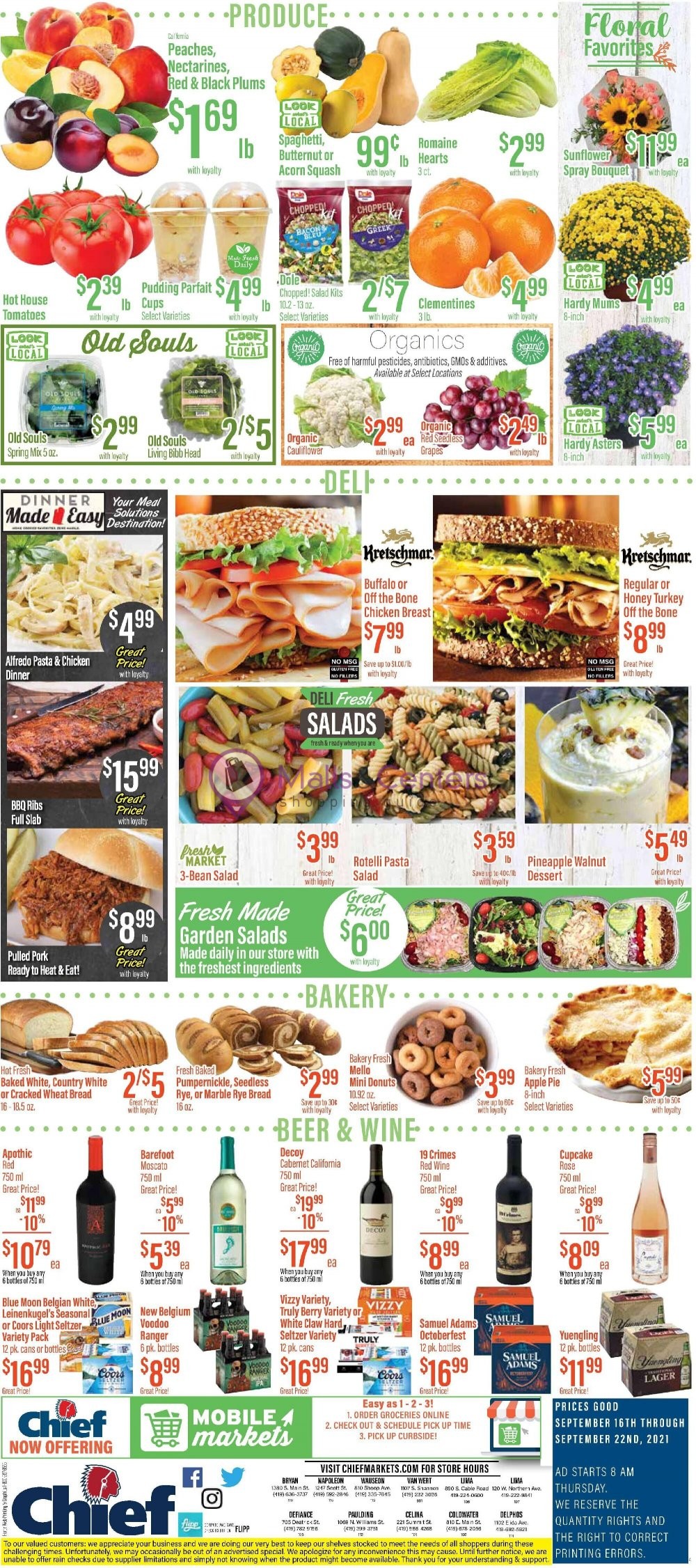 Chief Supermarket Weekly Ad - sales & flyers specials - MallsCenters