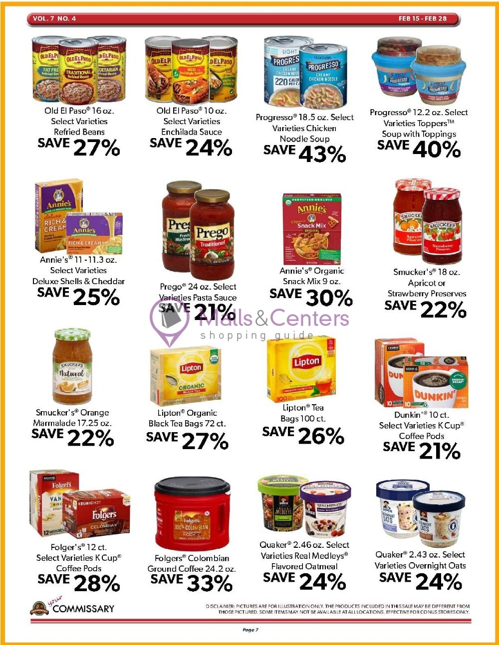 Commissary Weekly Ad - sales & flyers specials - MallsCenters